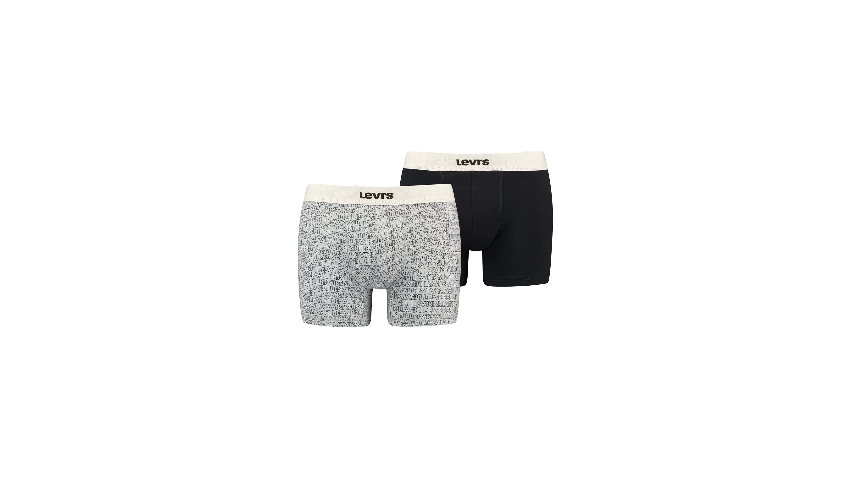 Levi's® Tonal Logo Boxer Briefs - 2 Pack - Grey | Levi's® IT