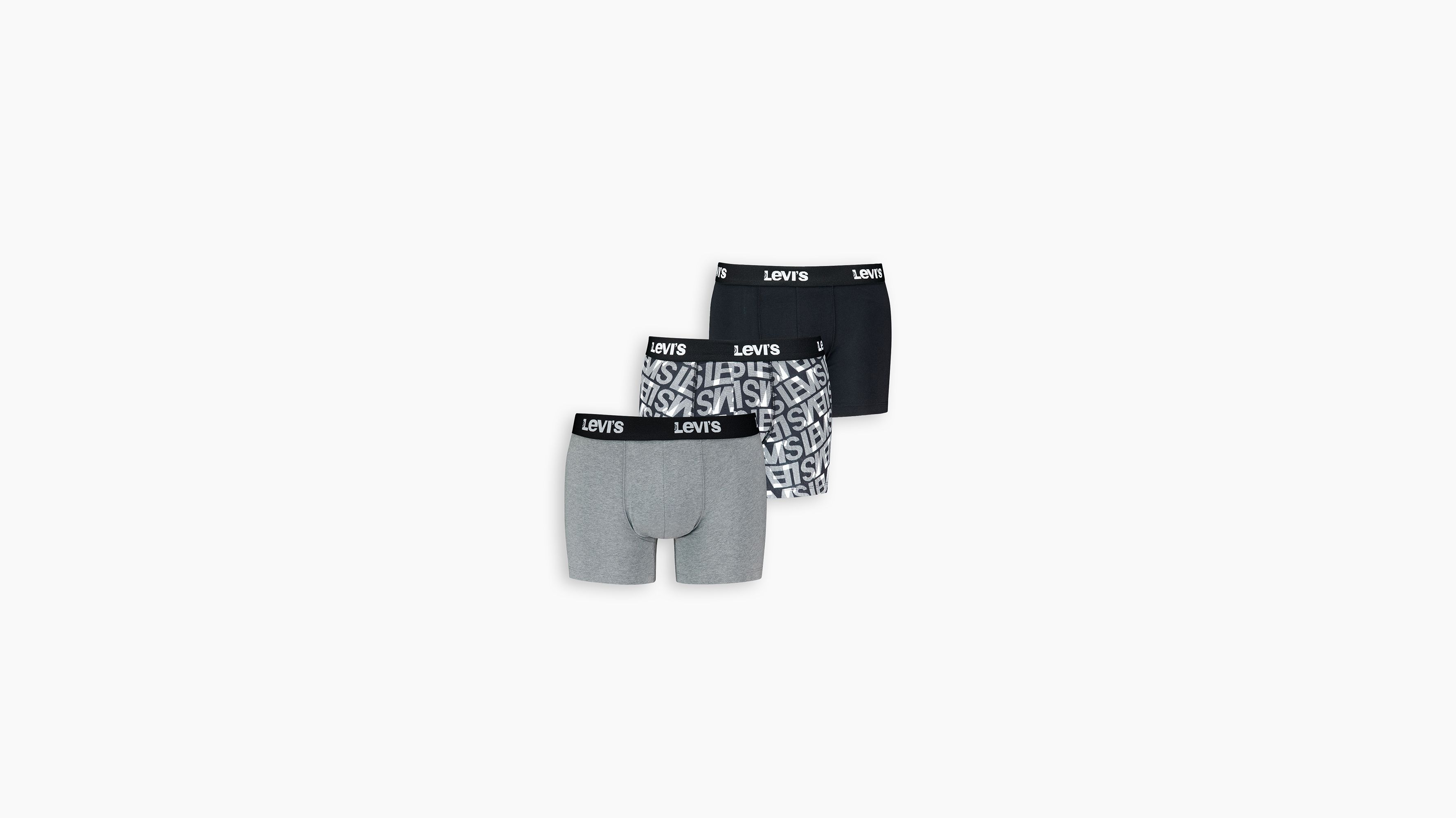 Levi's® Logo Boxer Brief T3 - 3 Pack - Black | Levi's® IE