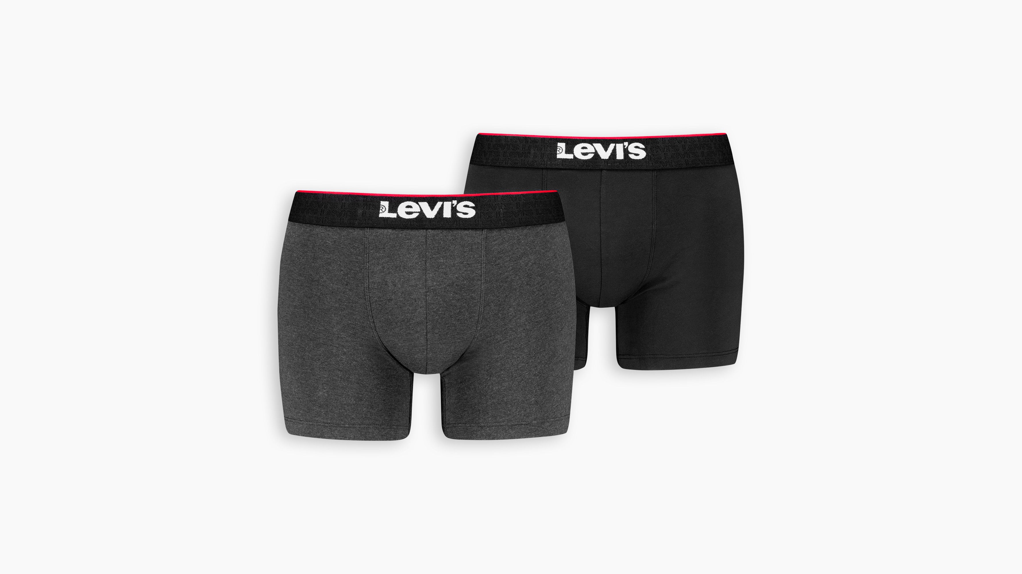 Levi’s® Denim Logo Boxer Briefs - 2 Pack - Multi Colour | Levi's® DE