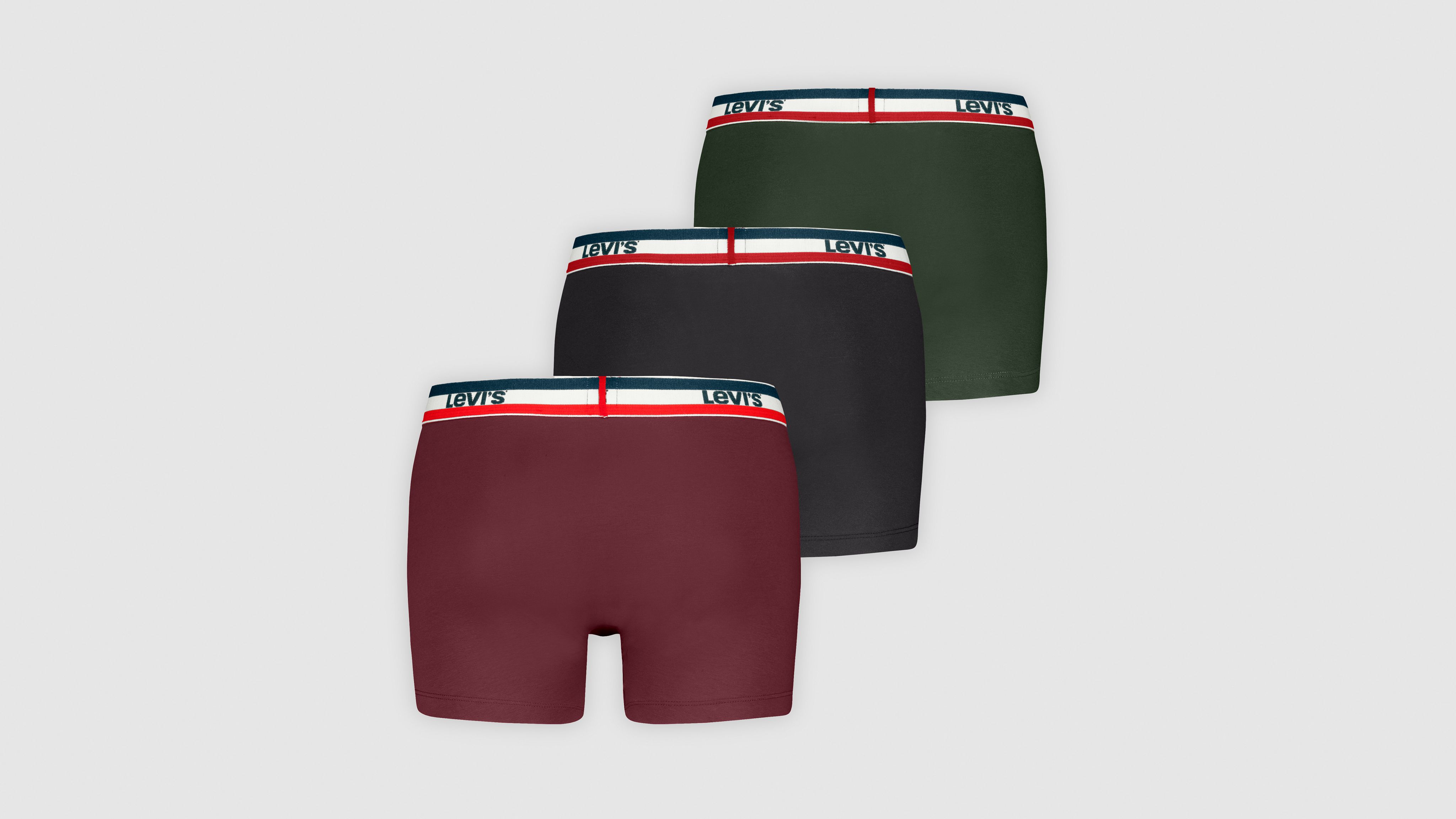 Levi's® Boxer Briefs - 3 Pack - Red | Levi's® DK