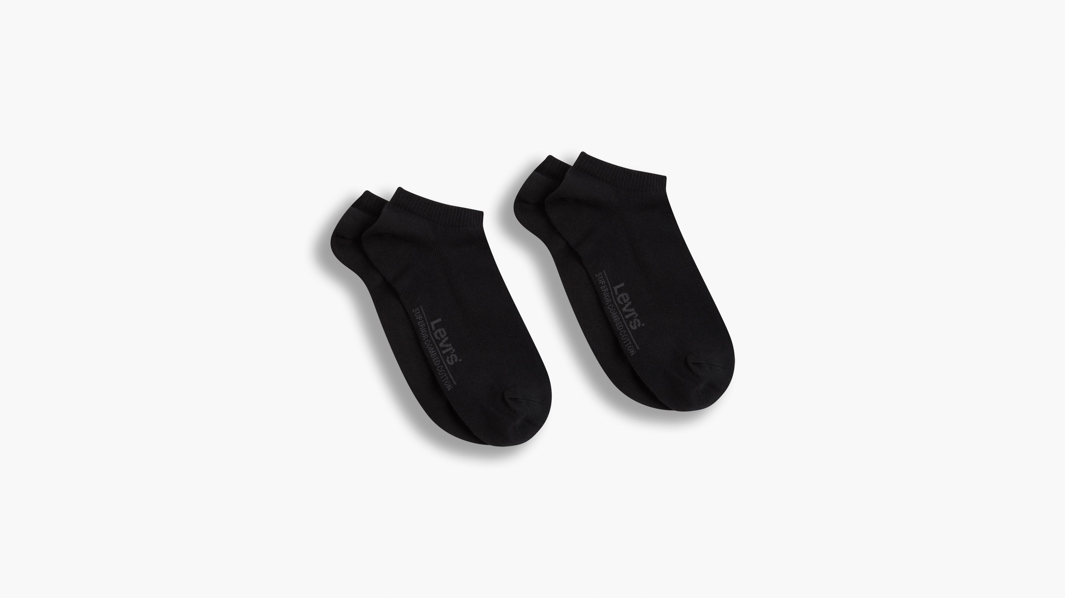 Levi's® Low Cut Socks - 2 Pack - Black | Levi's® PL