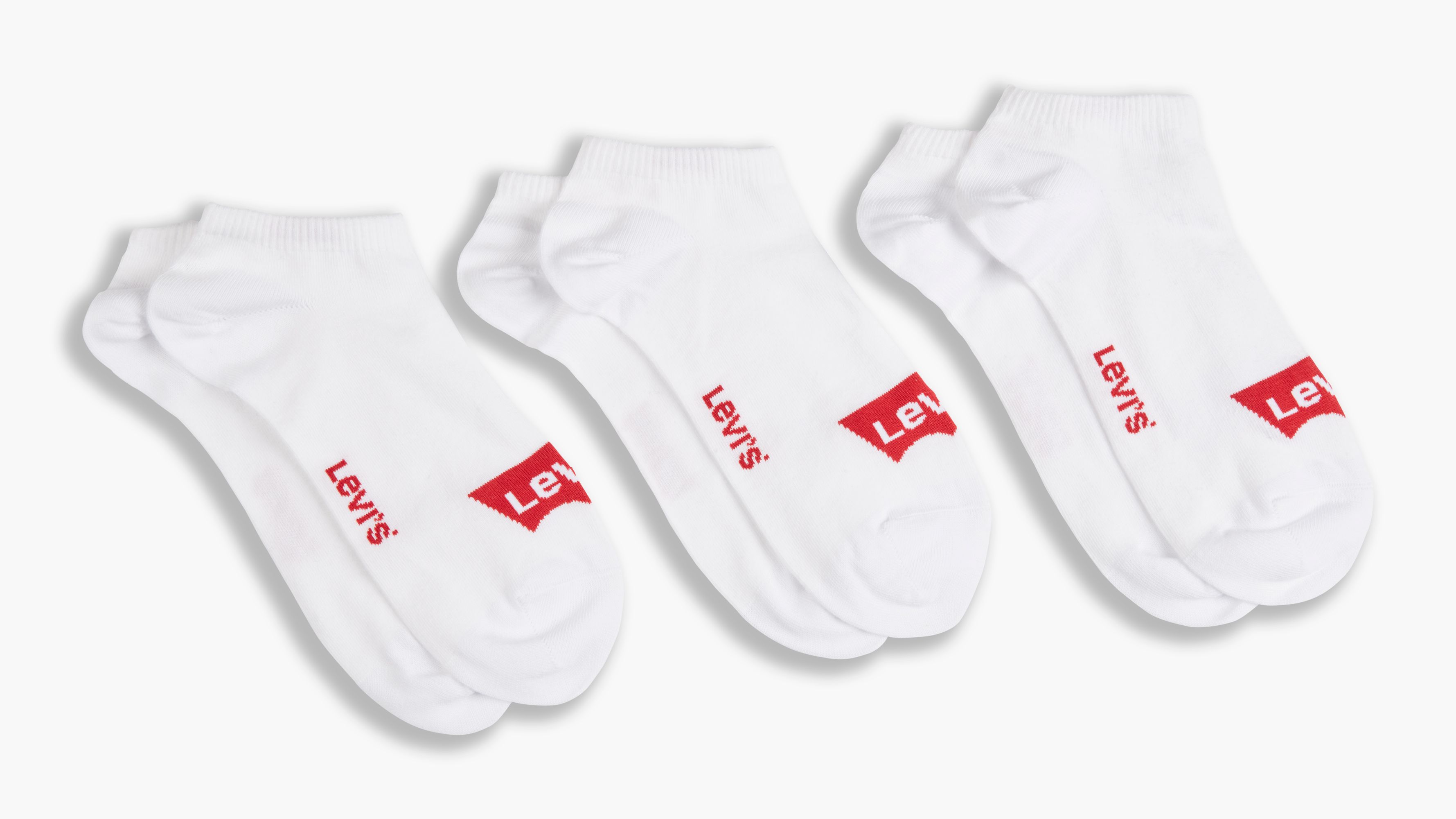 Levi's® Low Cut Socks - 3 Pack - White | Levi's® IT