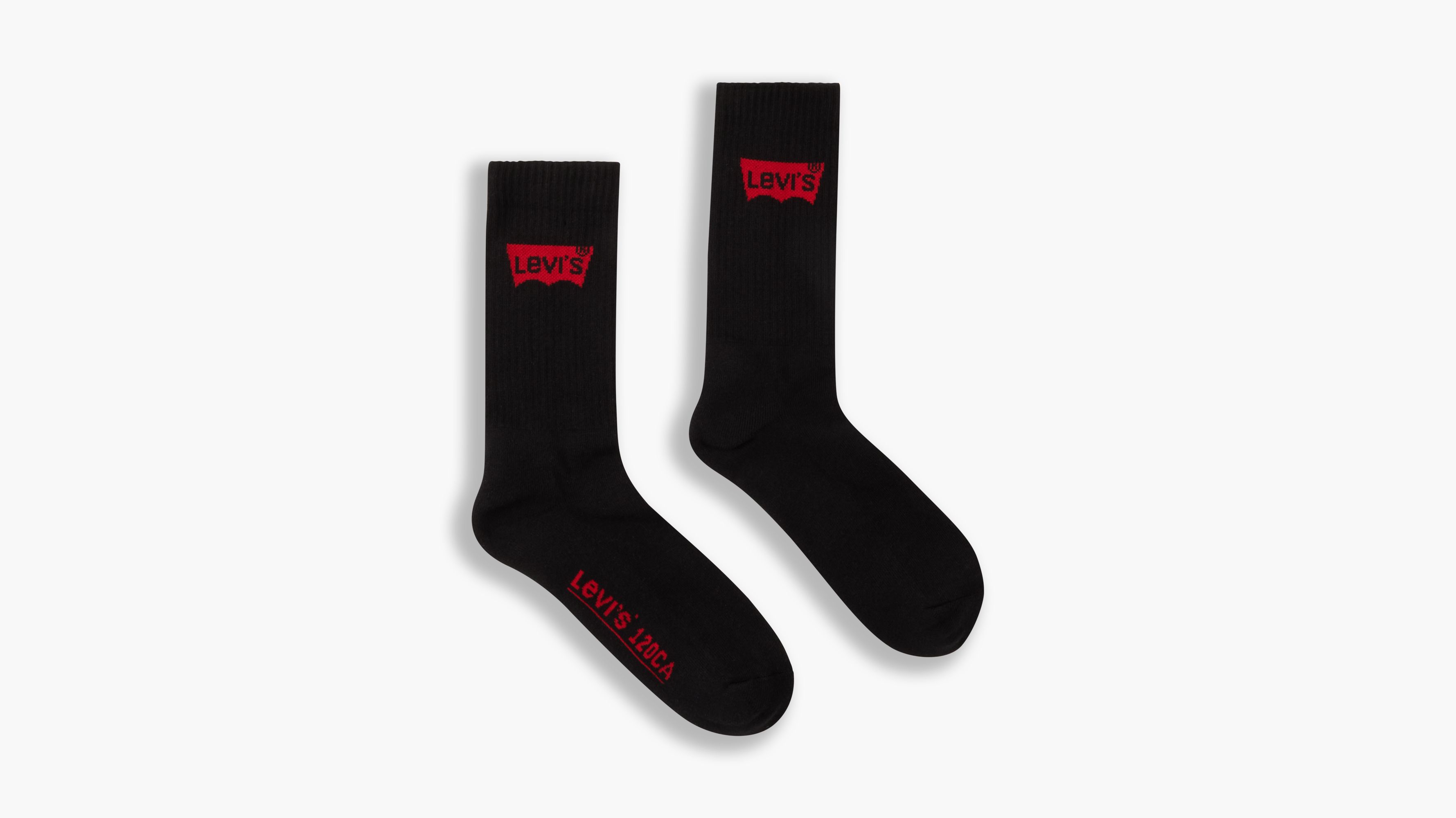 Levi's® Regular Cut Socks - 2 Pack - Black | Levi's® FI