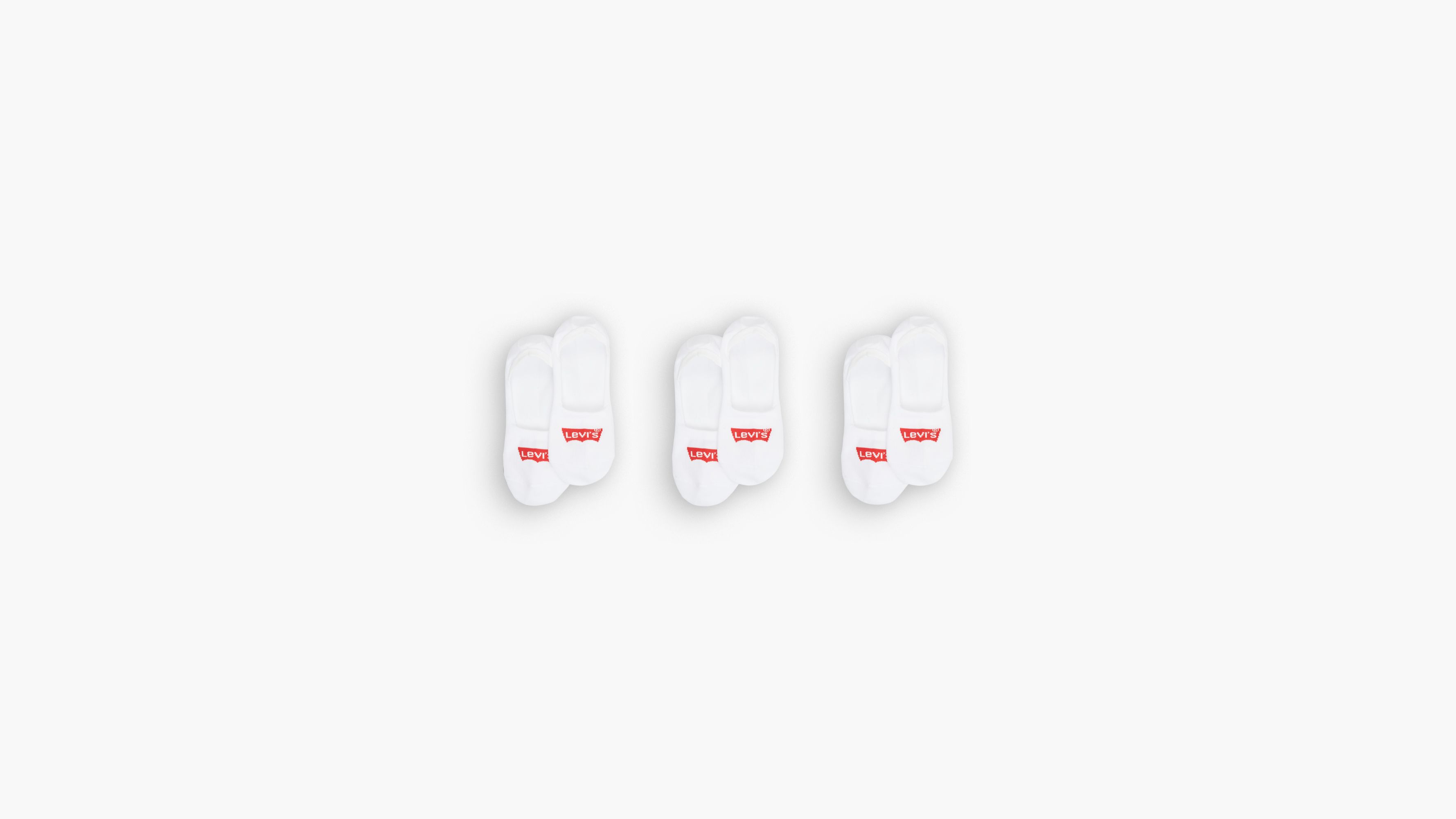 Low Rise Batwing Socks - 3 Pack - White | Levi's® CH