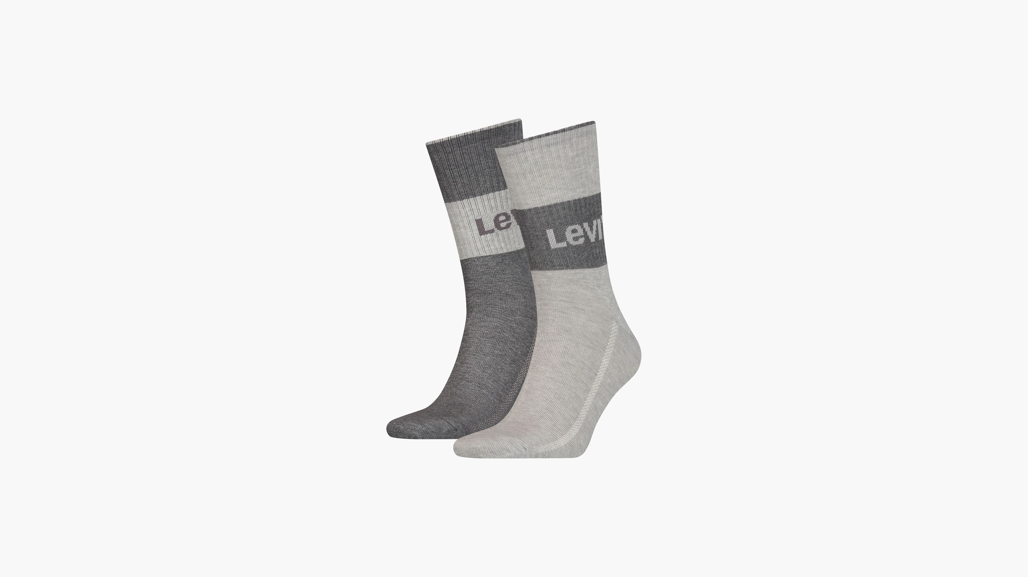 Levi's® Short Cut Socks - 2 Pack - Grey | Levi's® GB
