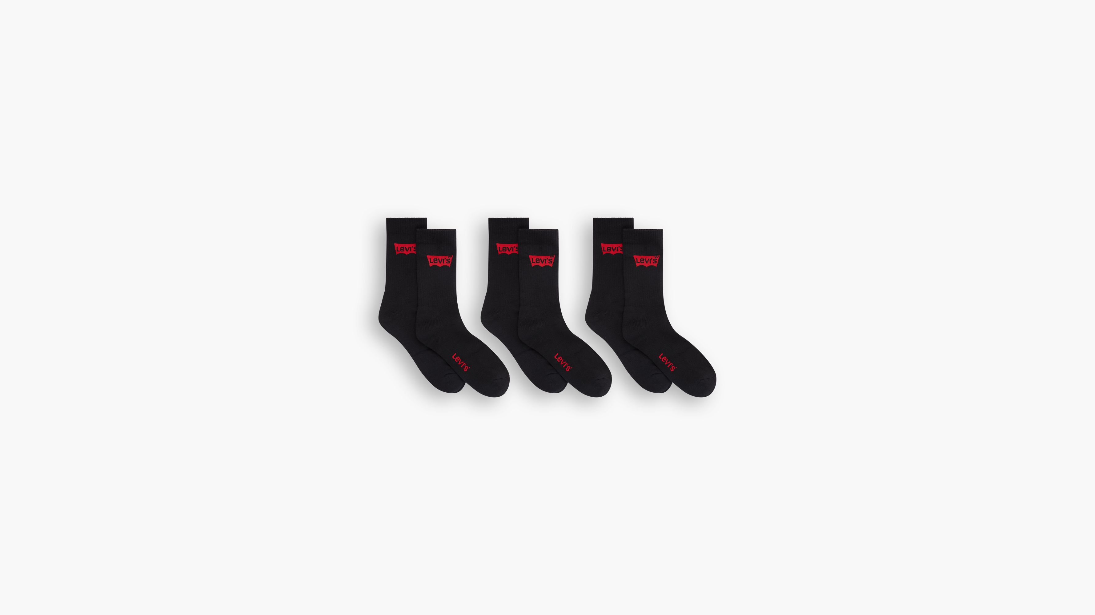 Chaussettes Regular Batwing - lot De 3 - Noir | Levi's® FR