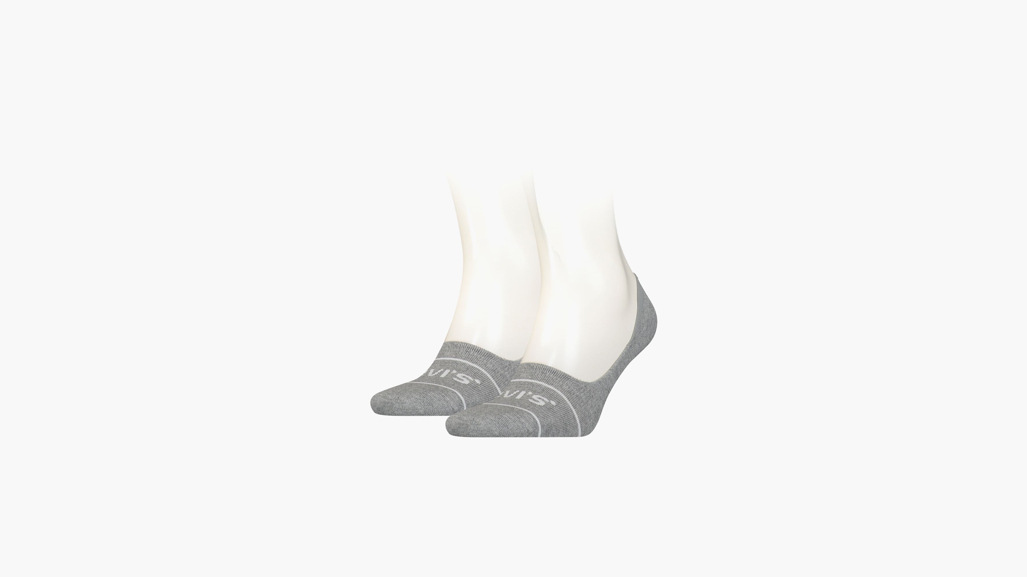 Levi's® Low Rise Sports Socks - 2 Pack - Grey | Levi's® GB