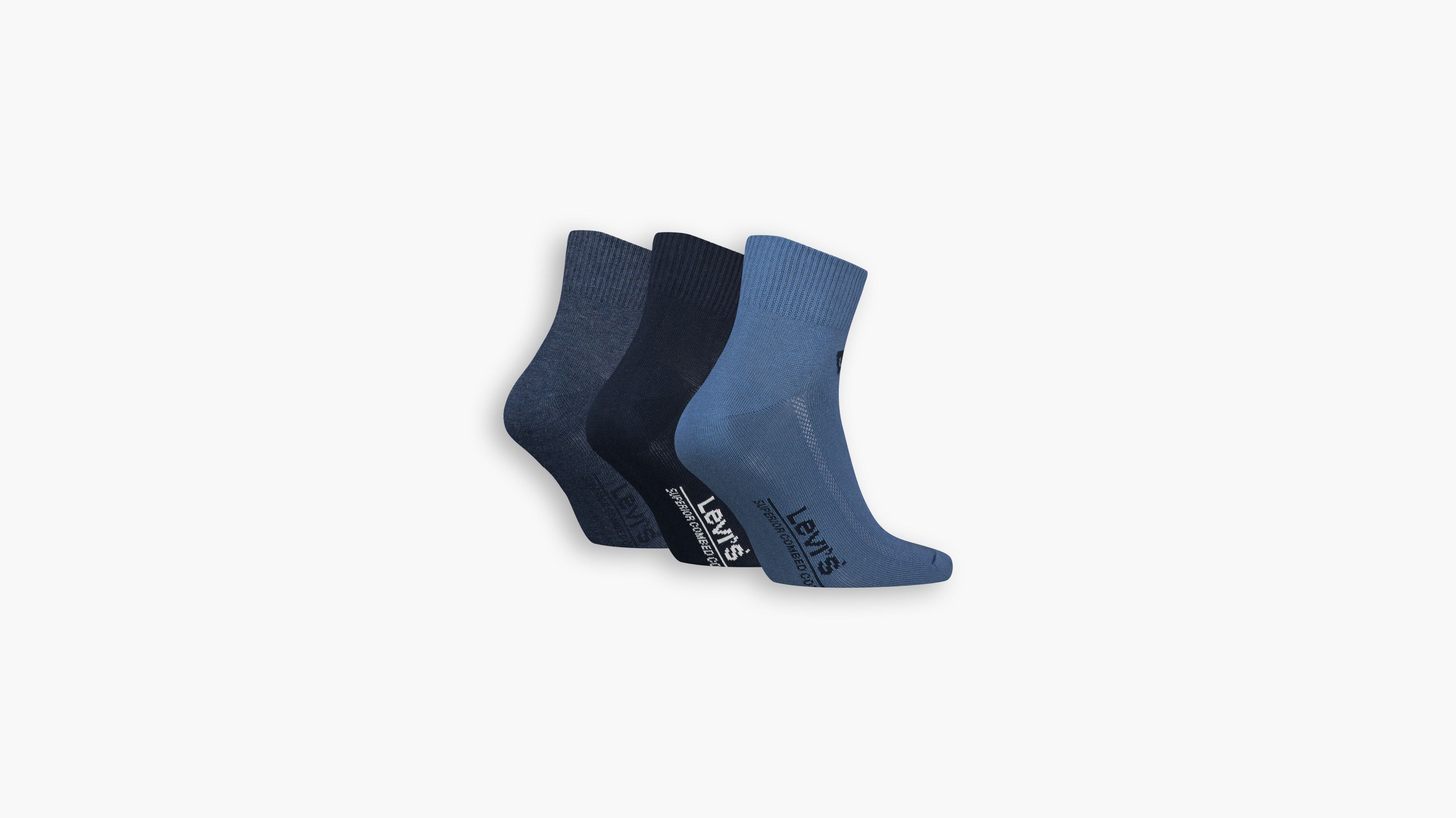 Paquete De 3 pares De Calcetines De Altura Media Con Logotipo Batwing ...