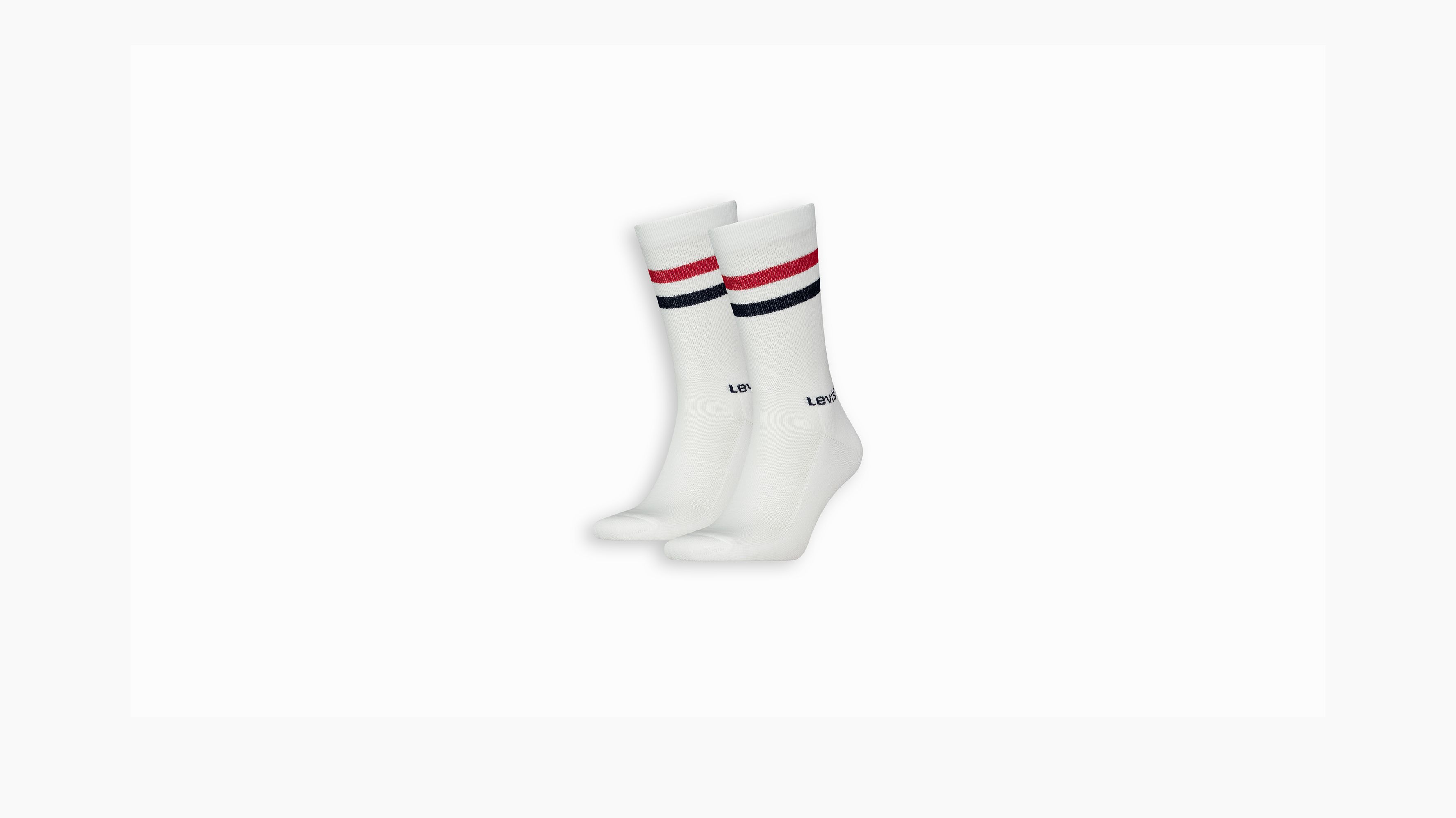 Levi's® Regular Cut Sport Stripe Socks - 2 Pack - Multi Colour | Levi's® NL