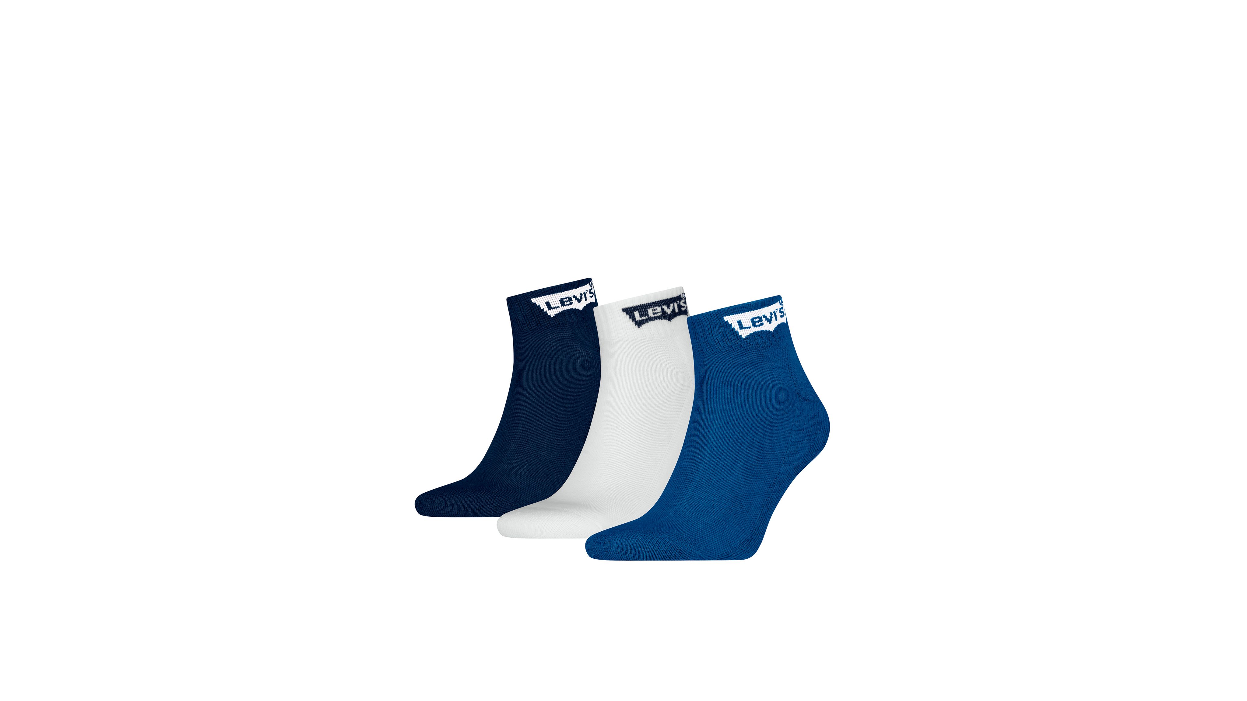 Levi's® Halbhohe Socken Mit Batwing Logo – 3er-pack - Blau | Levi's® DE