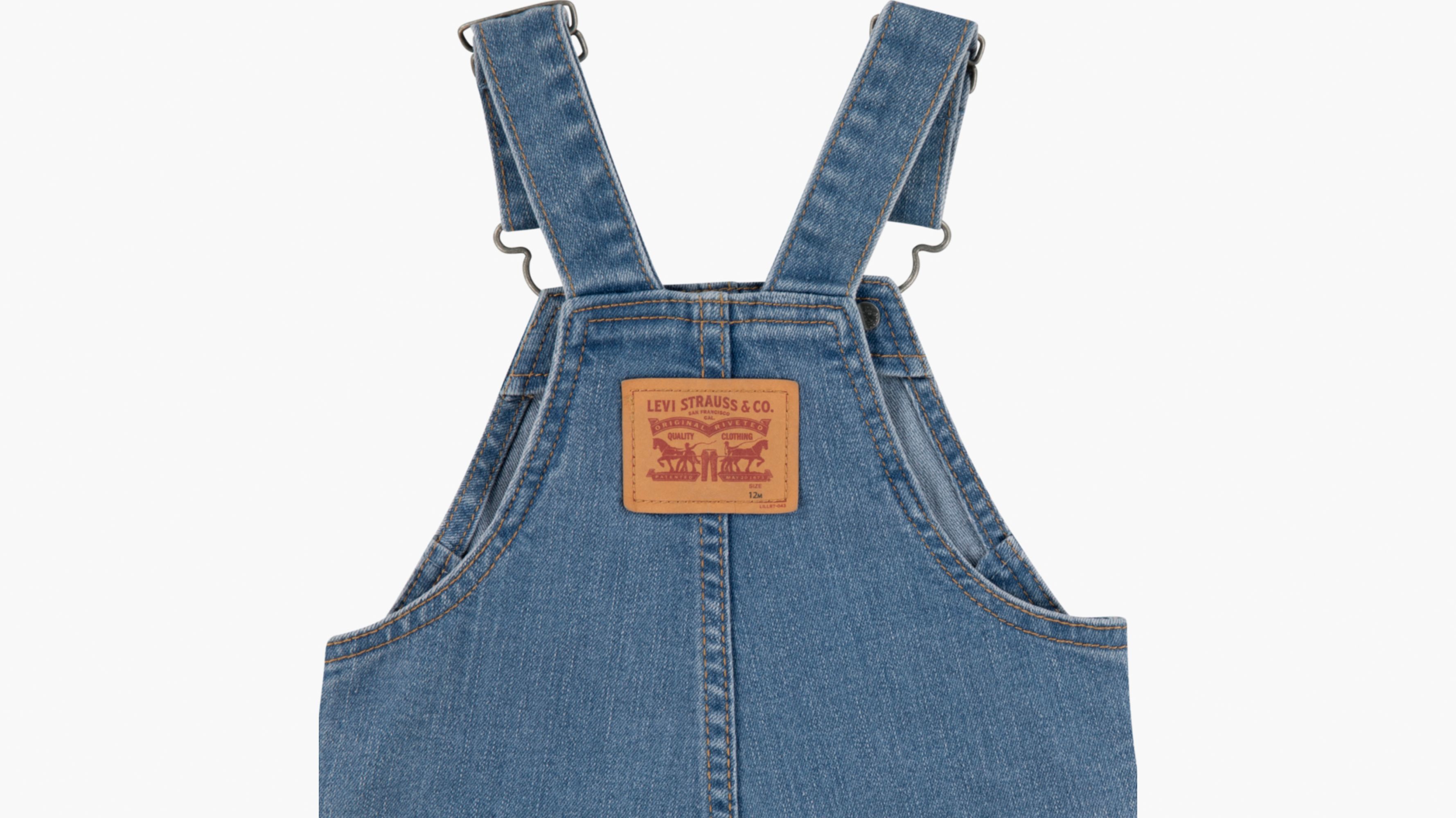Denim Shortalls Baby Boys 12m-24m - Medium Wash | Levi's® US