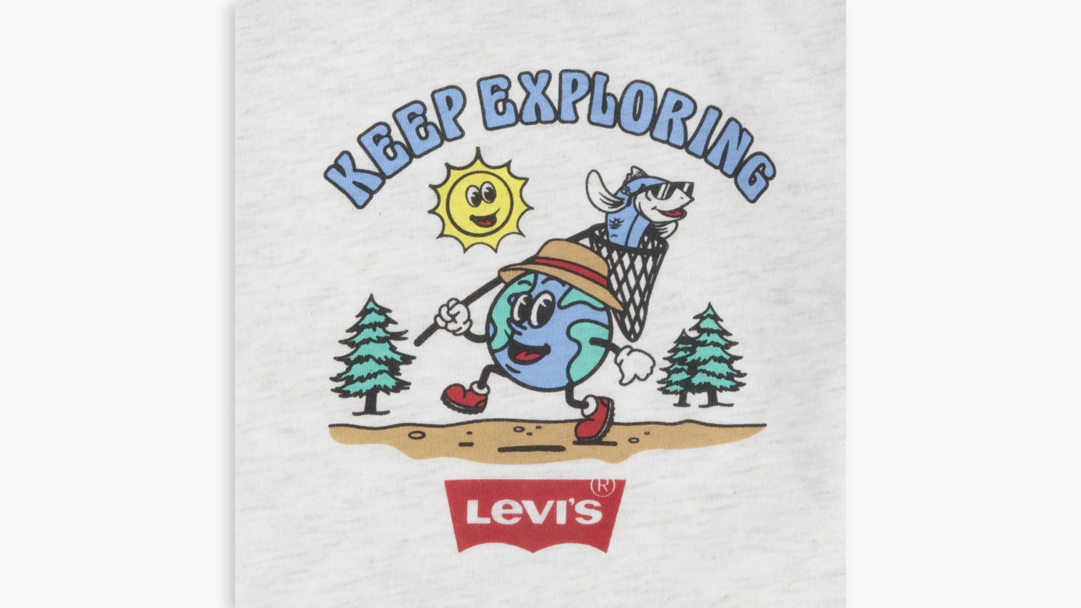 Levi's® Keep Exploring Denim Baby Set 12-24m - White | Levi's® US