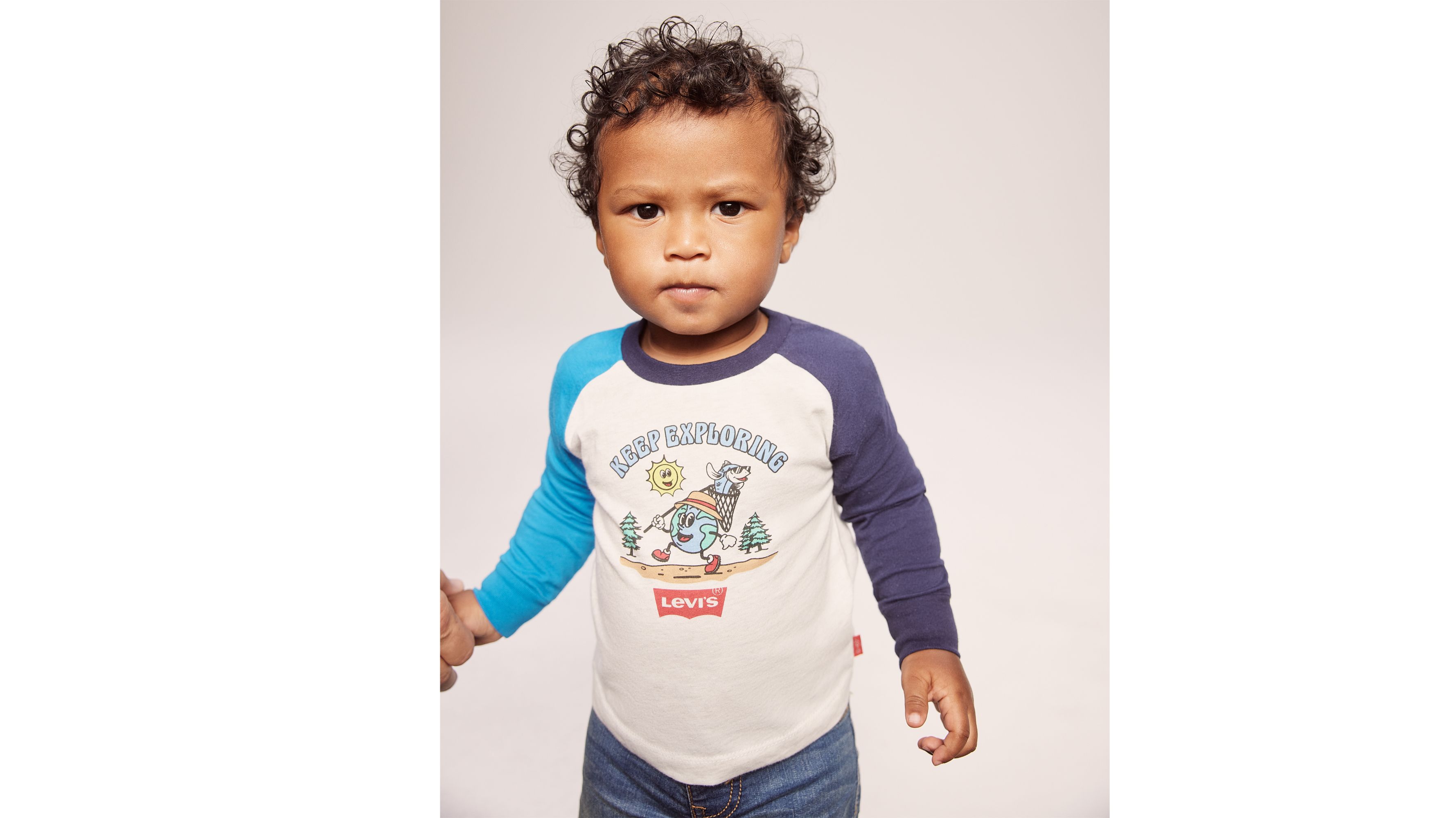 Levi's® Keep Exploring Denim Baby Set 12-24m - White | Levi's® US