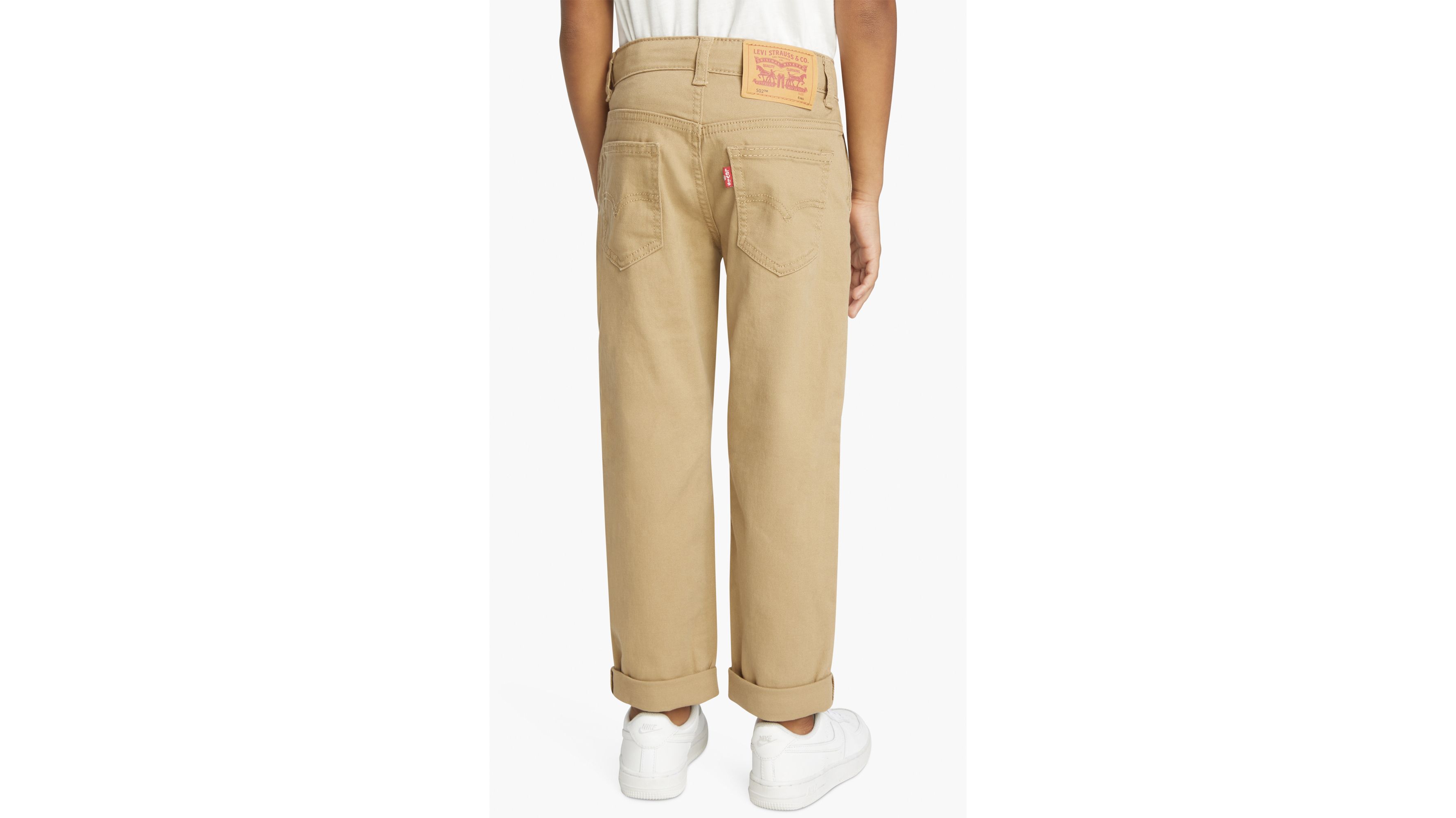502™ Taper Fit Little Boys Chino Pants 4-7x - Brown | Levi's® US