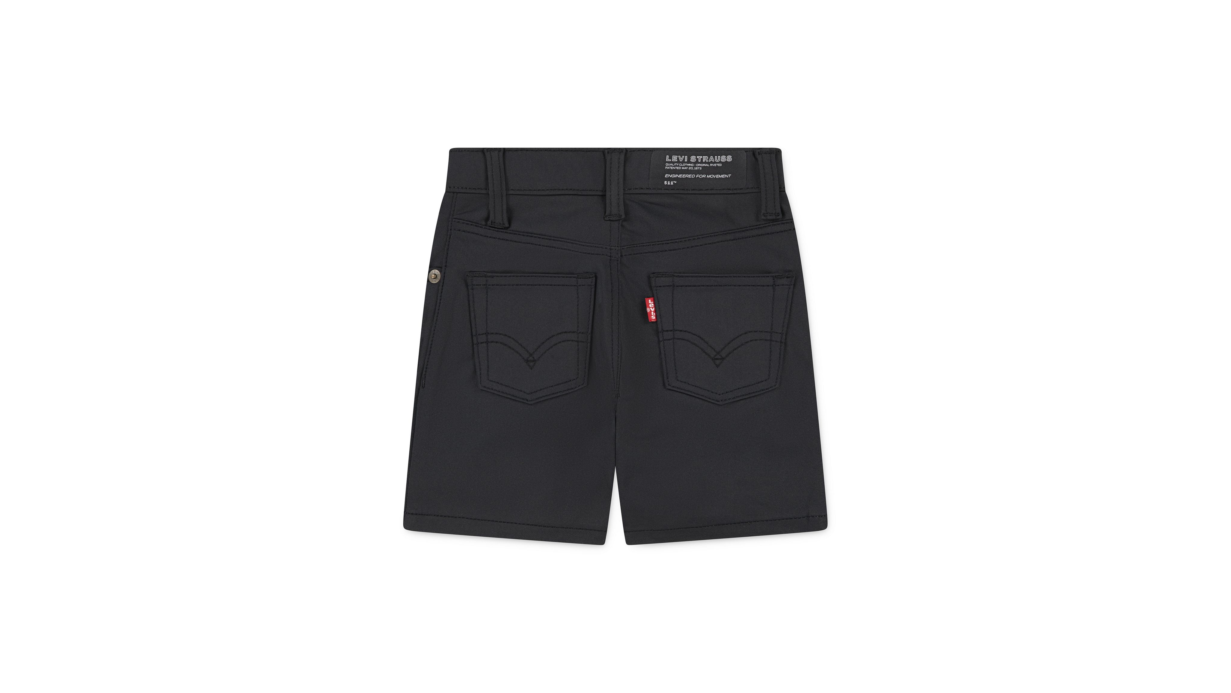 511 Slim Tech Shorts Little Boys 4-7x - Black | Levi's® US