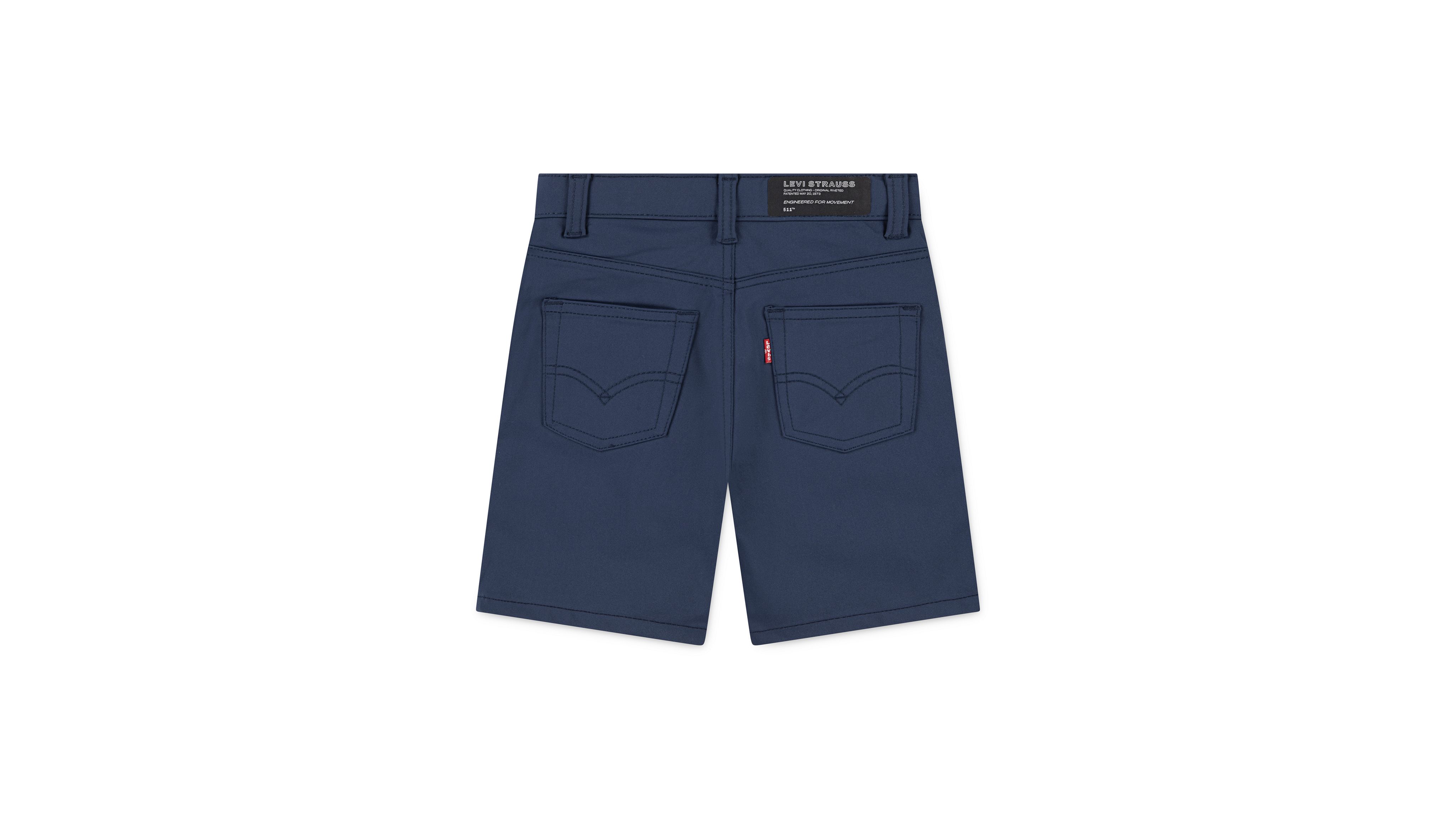 511 Slim Tech Shorts Big Boys 8-20 - Dark Wash | Levi's® US