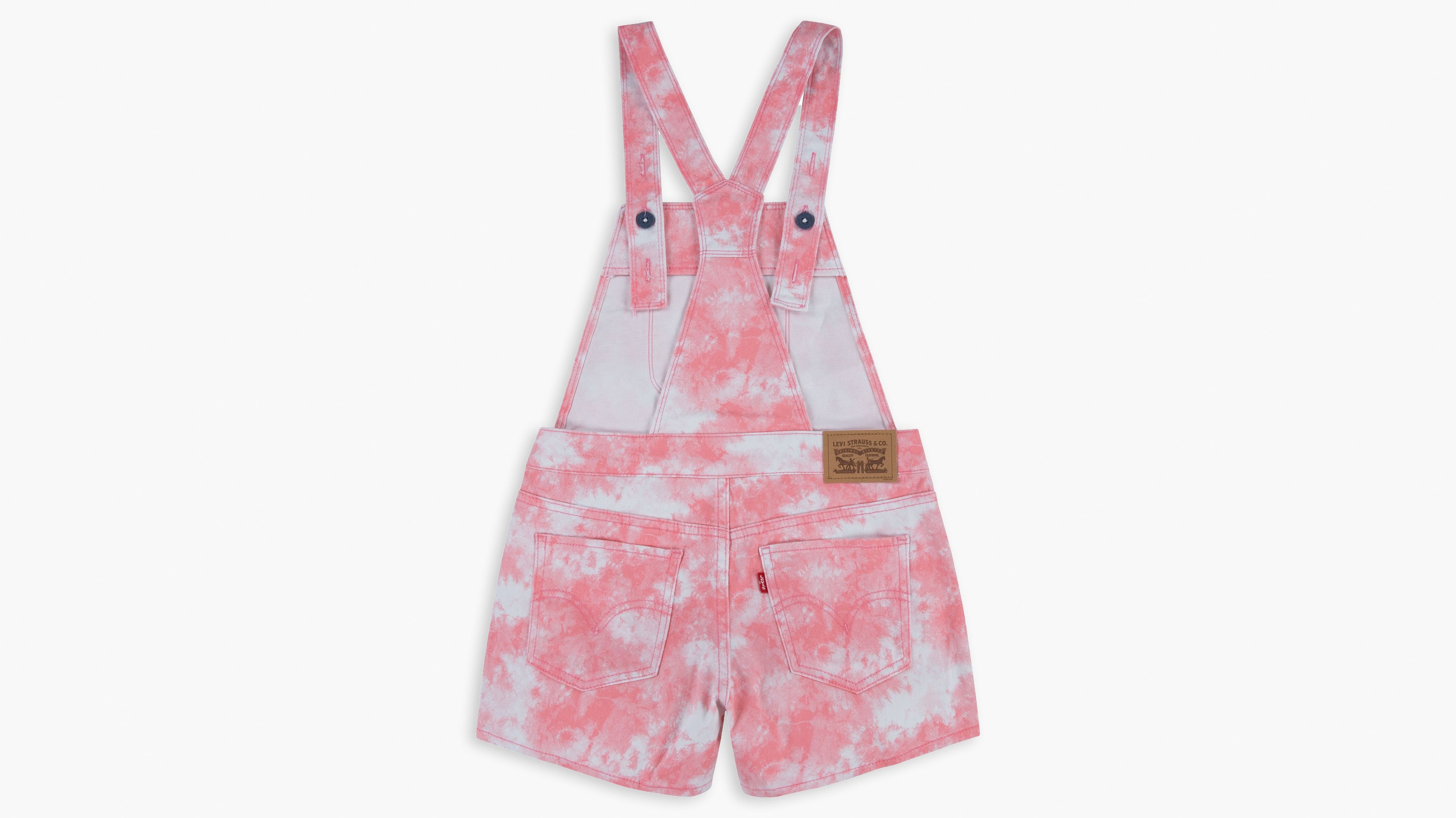 Little Girls Shortalls 4-6x - Pink | Levi's® US
