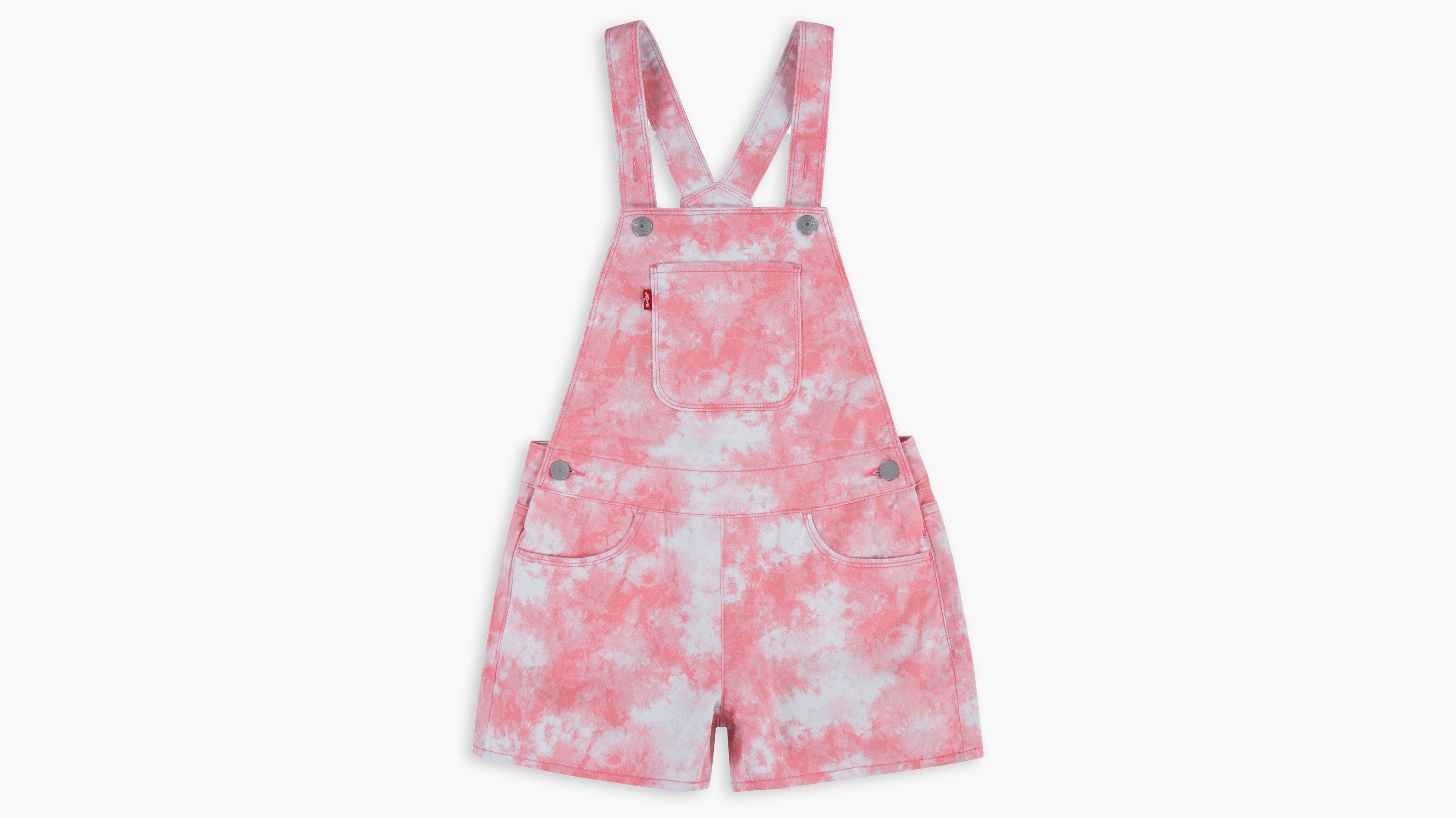 Little Girls Shortalls 4-6x - Pink | Levi's® US