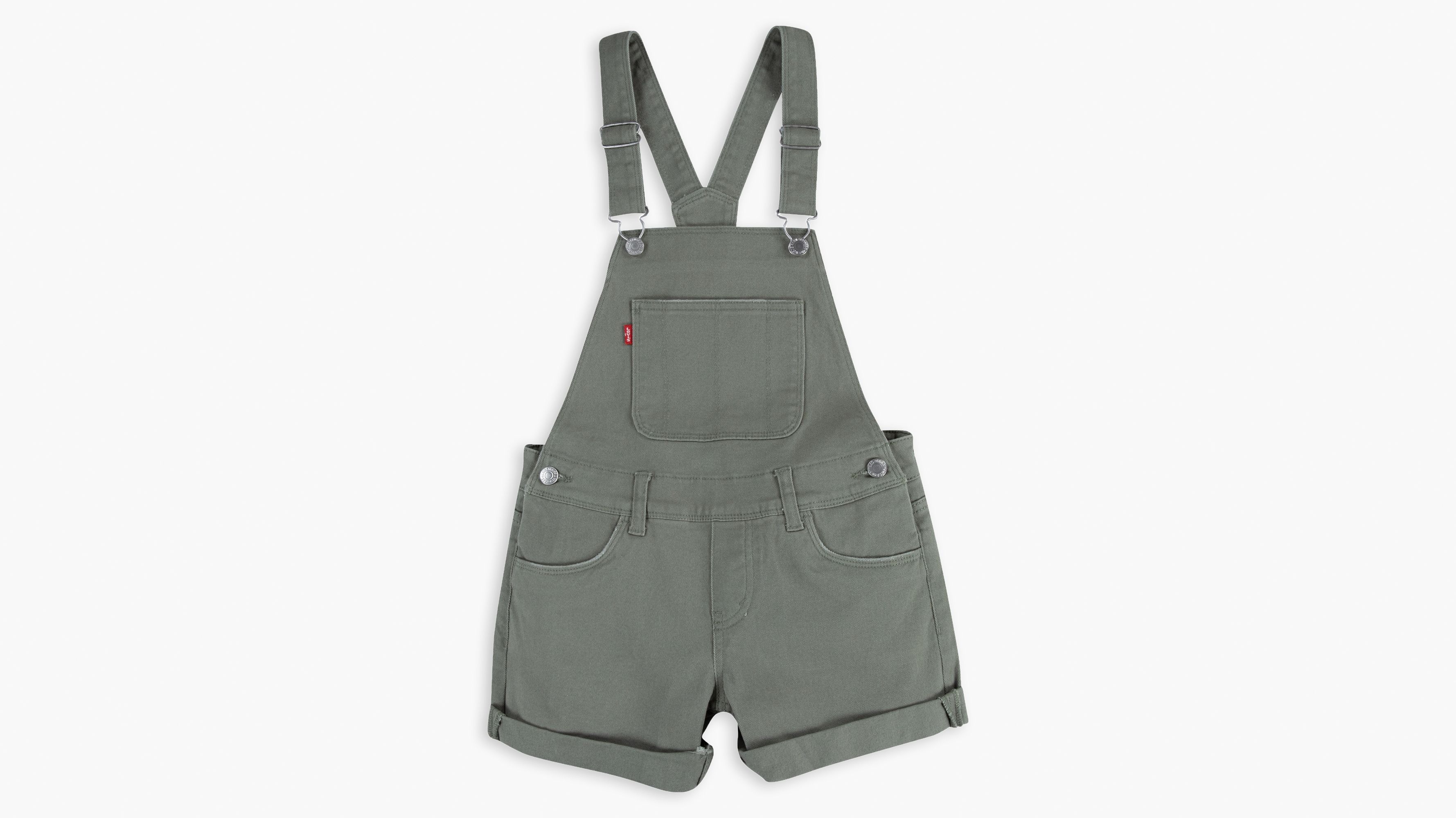 Little Girls 4-6x Shortalls - Green | Levi's® US