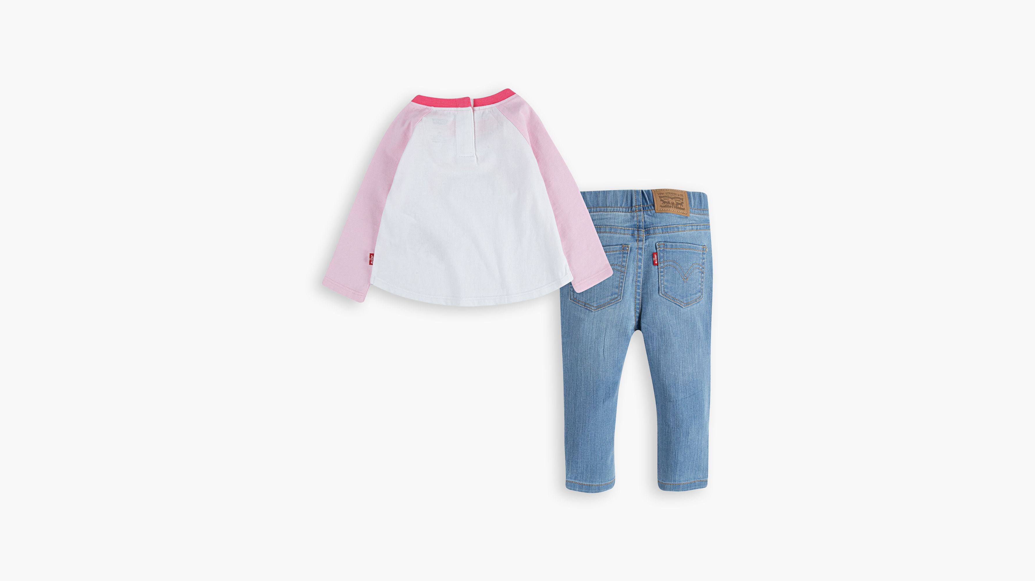 Baby 12m-24m Colorblocked Raglan Set - White | Levi's® US