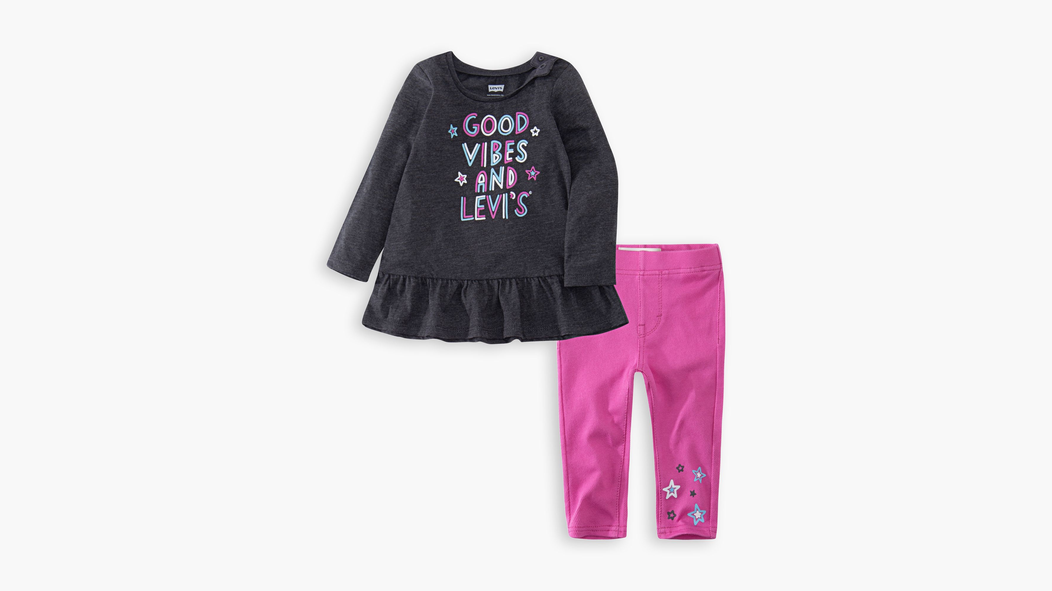 Baby Girls (12-24m) 2-piece Set - Grey | Levi's® US