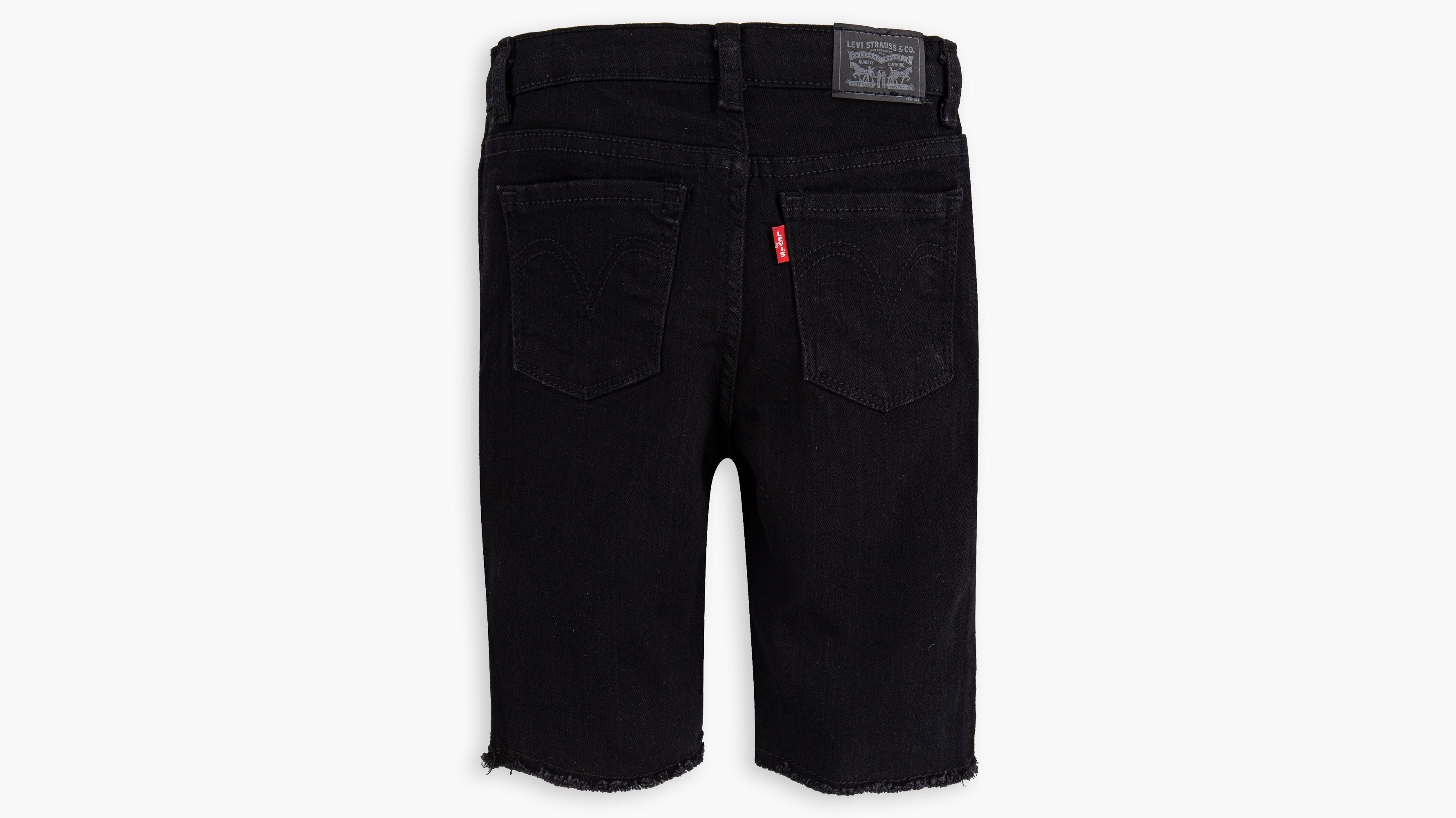 High Rise Bike Big Girls Shorts 7-16 - Black | Levi's® US