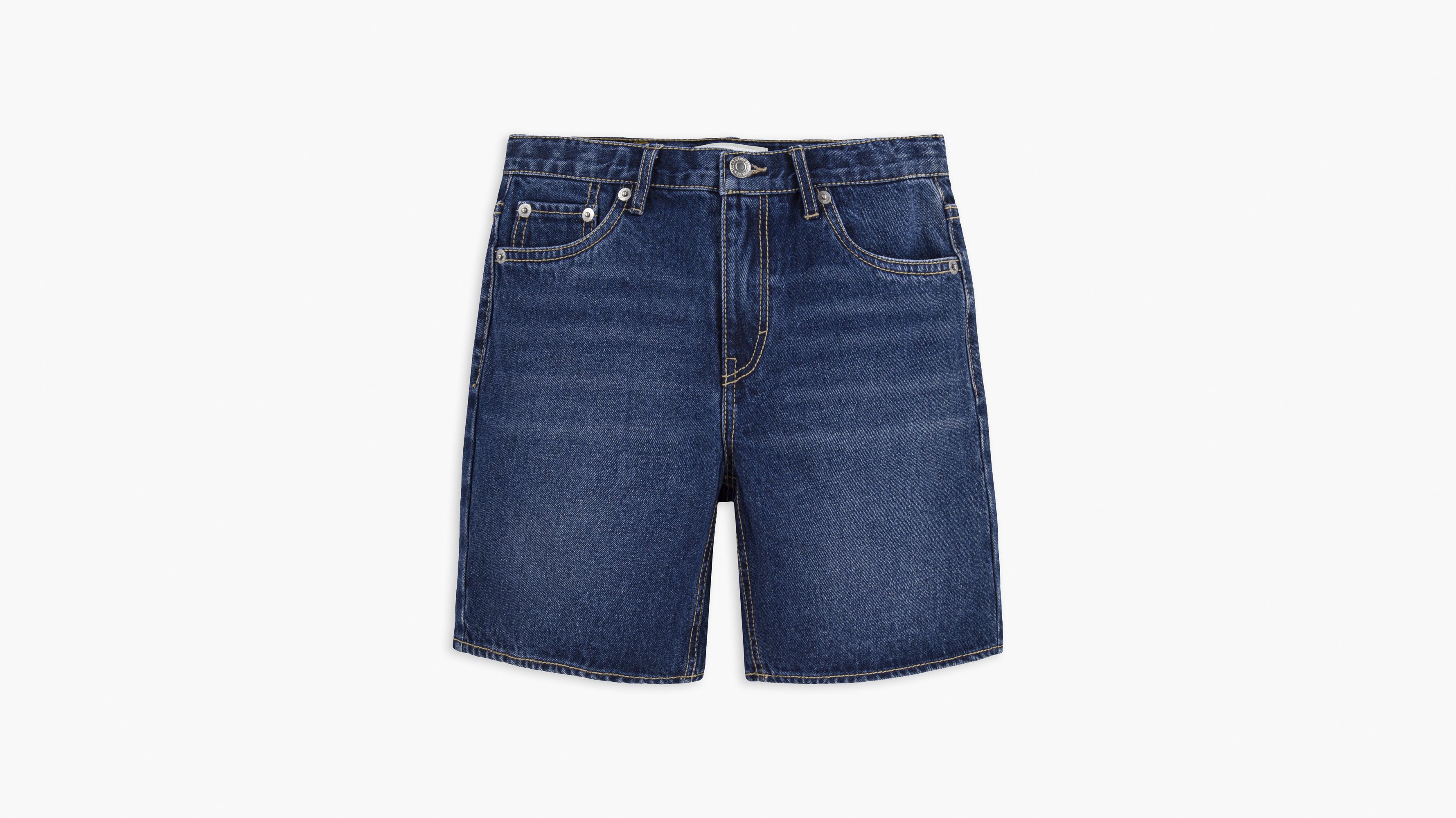 Mid-length Girlfriend Big Girls Shorts 7-16 - Medium Wash | Levi's® US