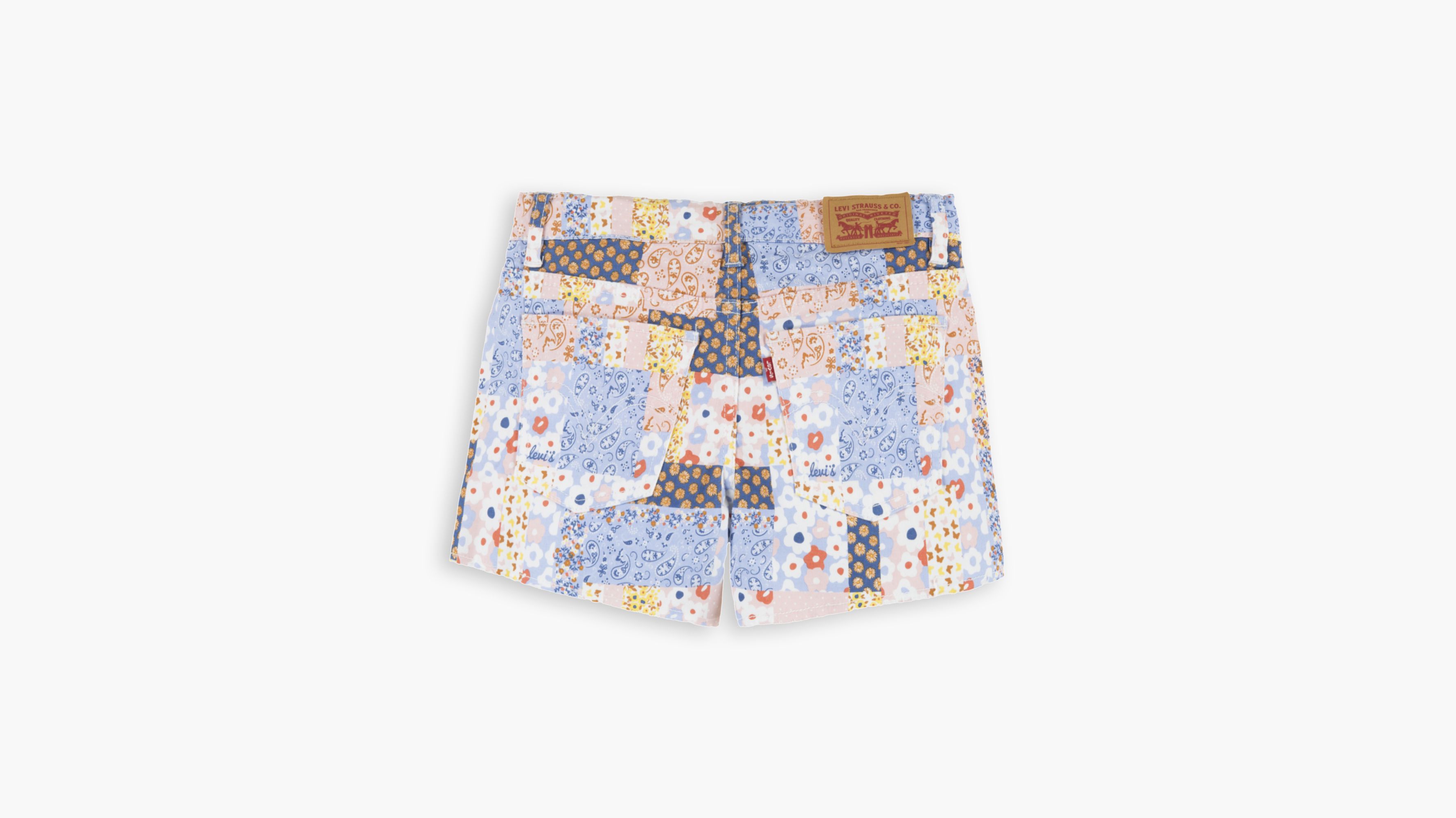 Girlfriend Patchwork Shorts Big Girls 7-16 - Multi | Levi's® US