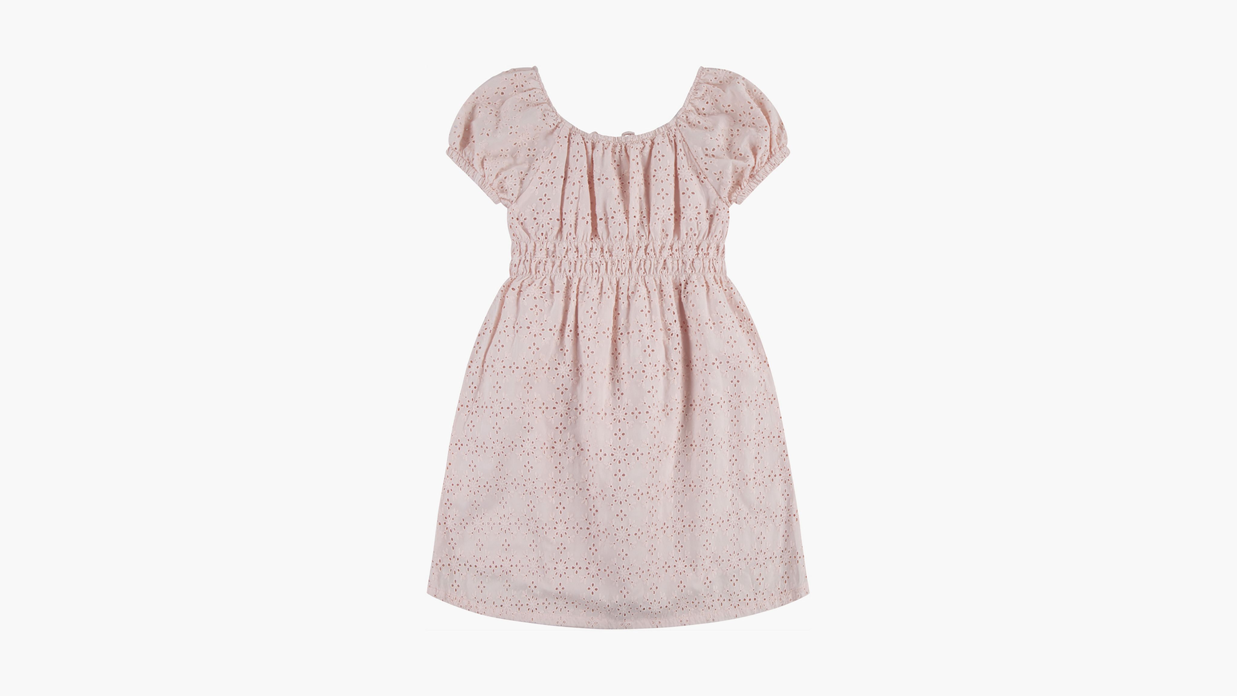 Eyelet Dress Little Girls 4-6x - Pink | Levi's® US