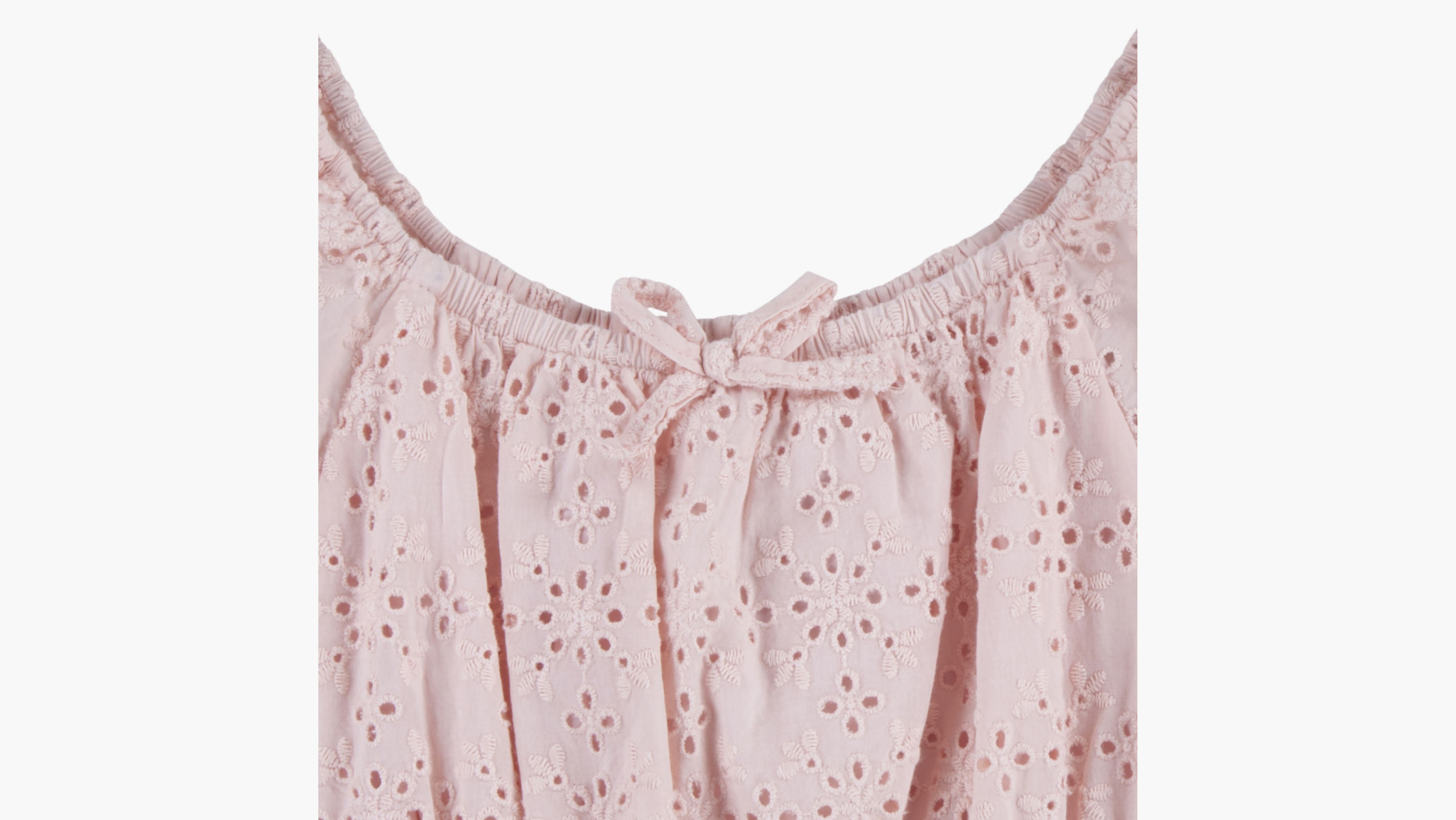 Eyelet Dress Little Girls 4-6x - Pink | Levi's® US