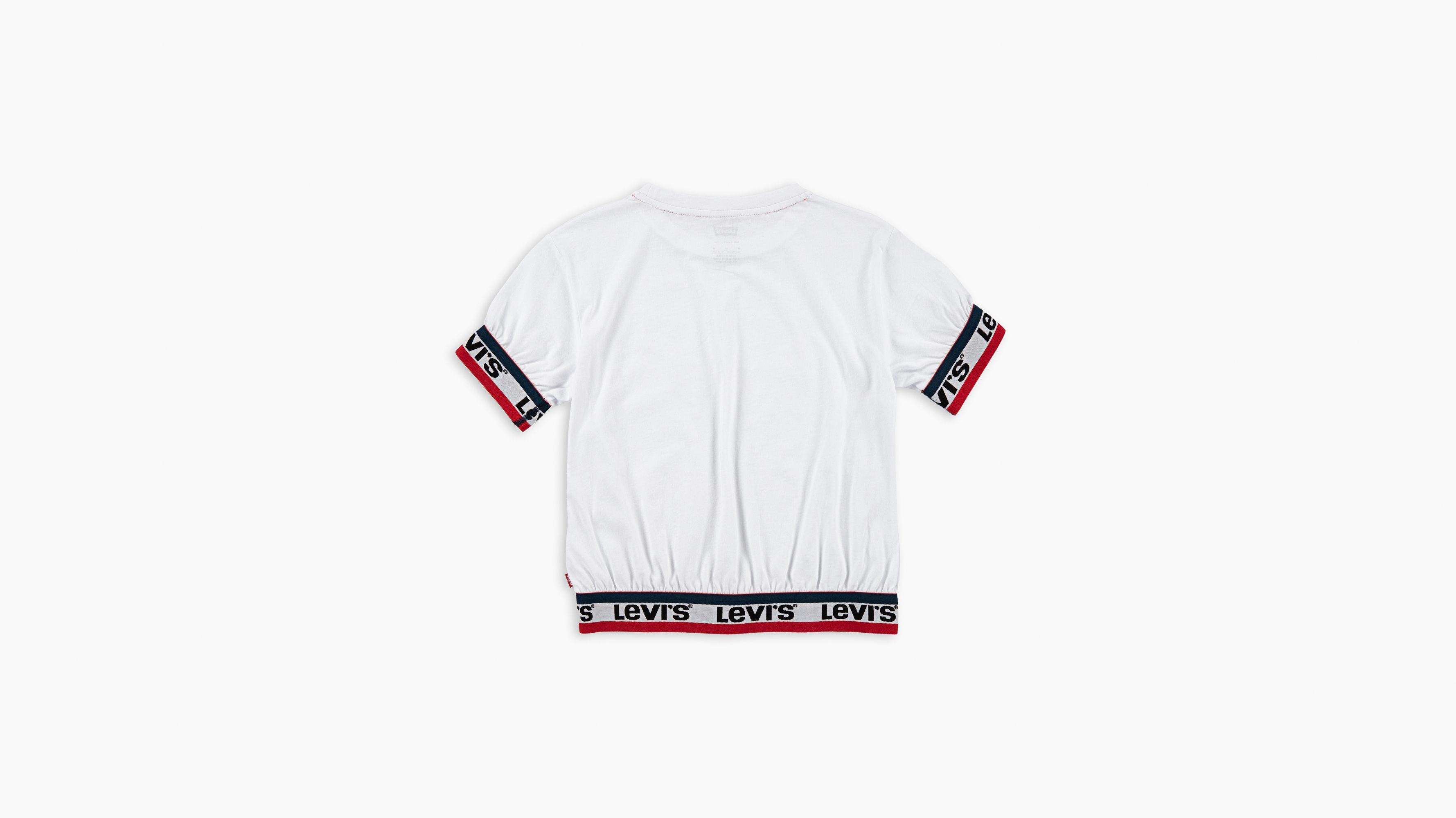 Big Girls S-xl Banded Tee Shirt - White | Levi's® US
