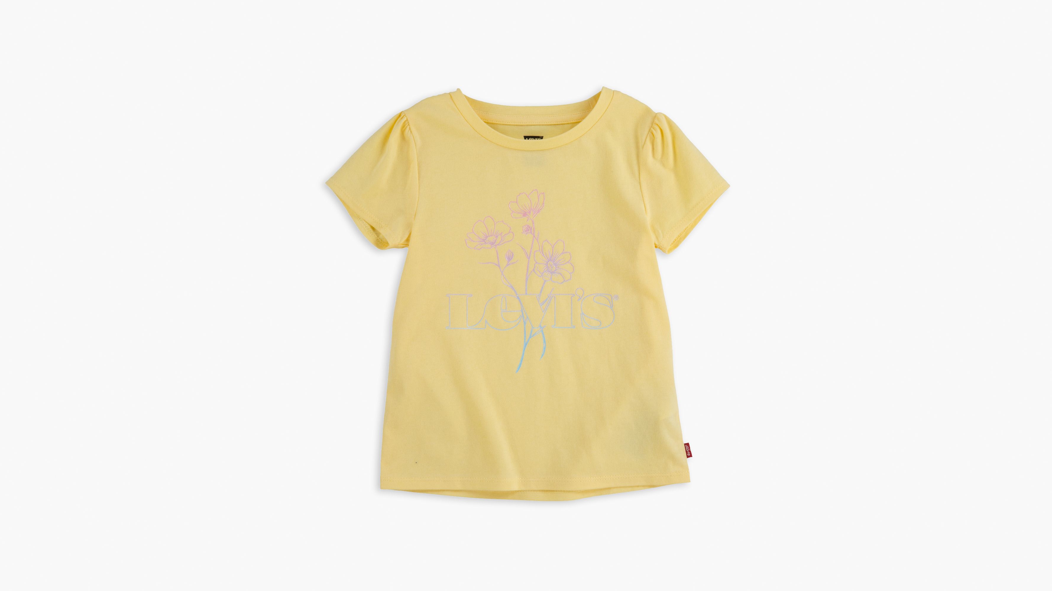 Toddler Girls 2t-4t Baby Tee Shirt - Yellow | Levi's® US