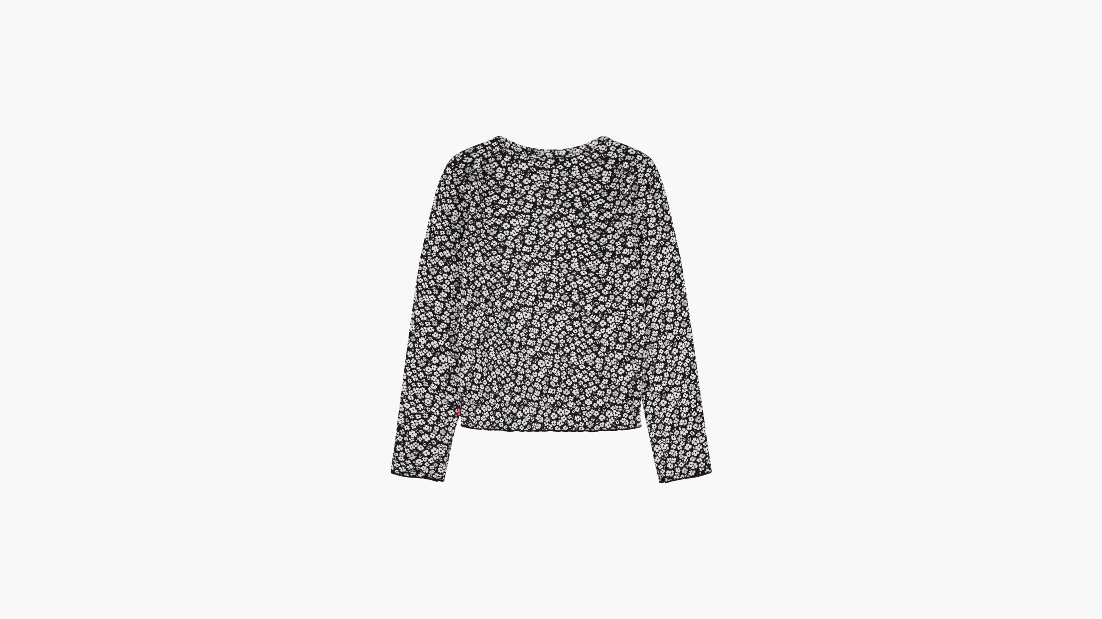 Floral Rib Top Big Girls 7-16 - Black | Levi's® US