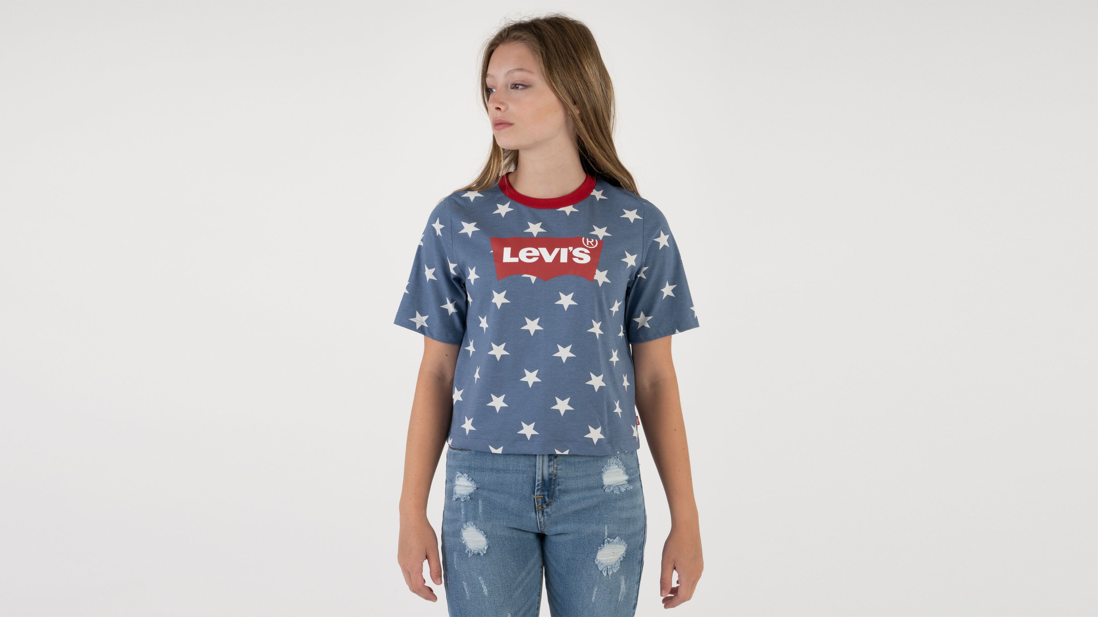 Big Girls S-xl Star High Rise Top - Blue | Levi's® US