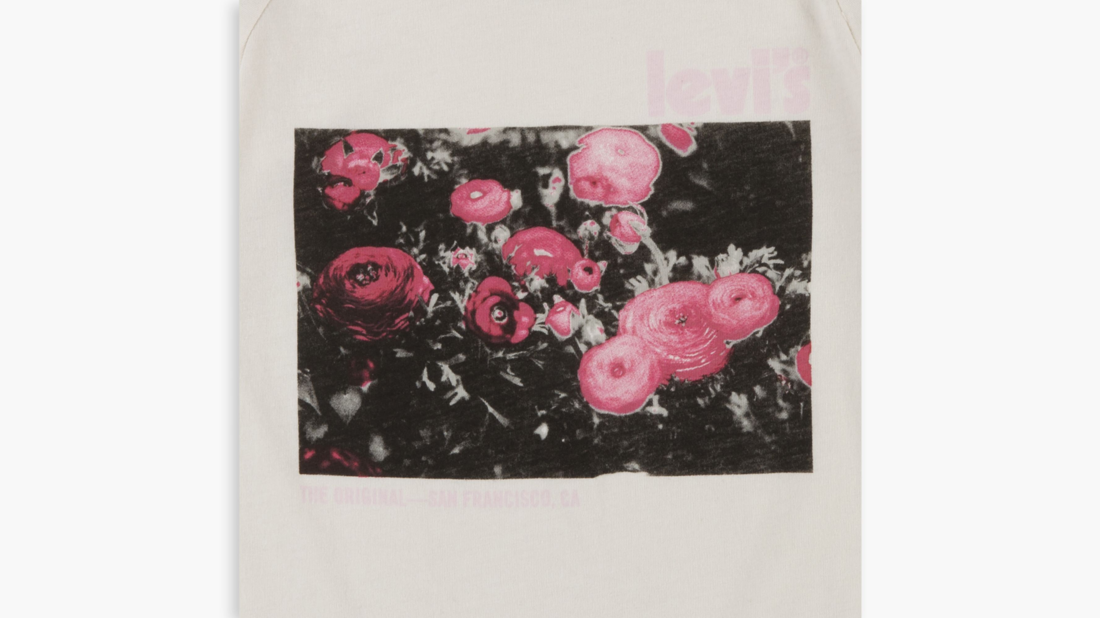 Levi's® Printed Crewneck Little Girls Top 4-6x - White | Levi's® US