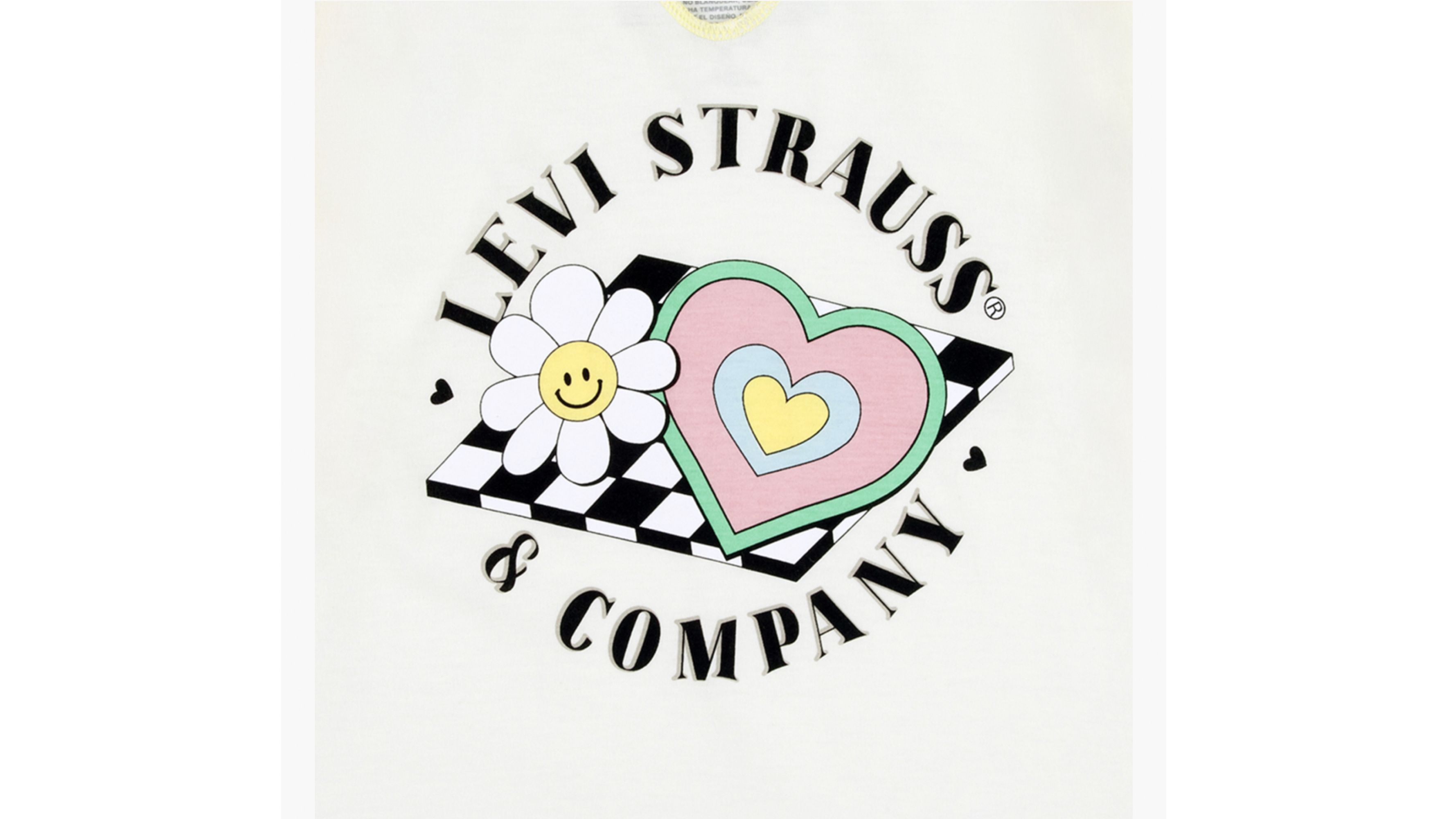 Checkerboard Baseball Tee Big Girls S-xl - Yellow | Levi's® US