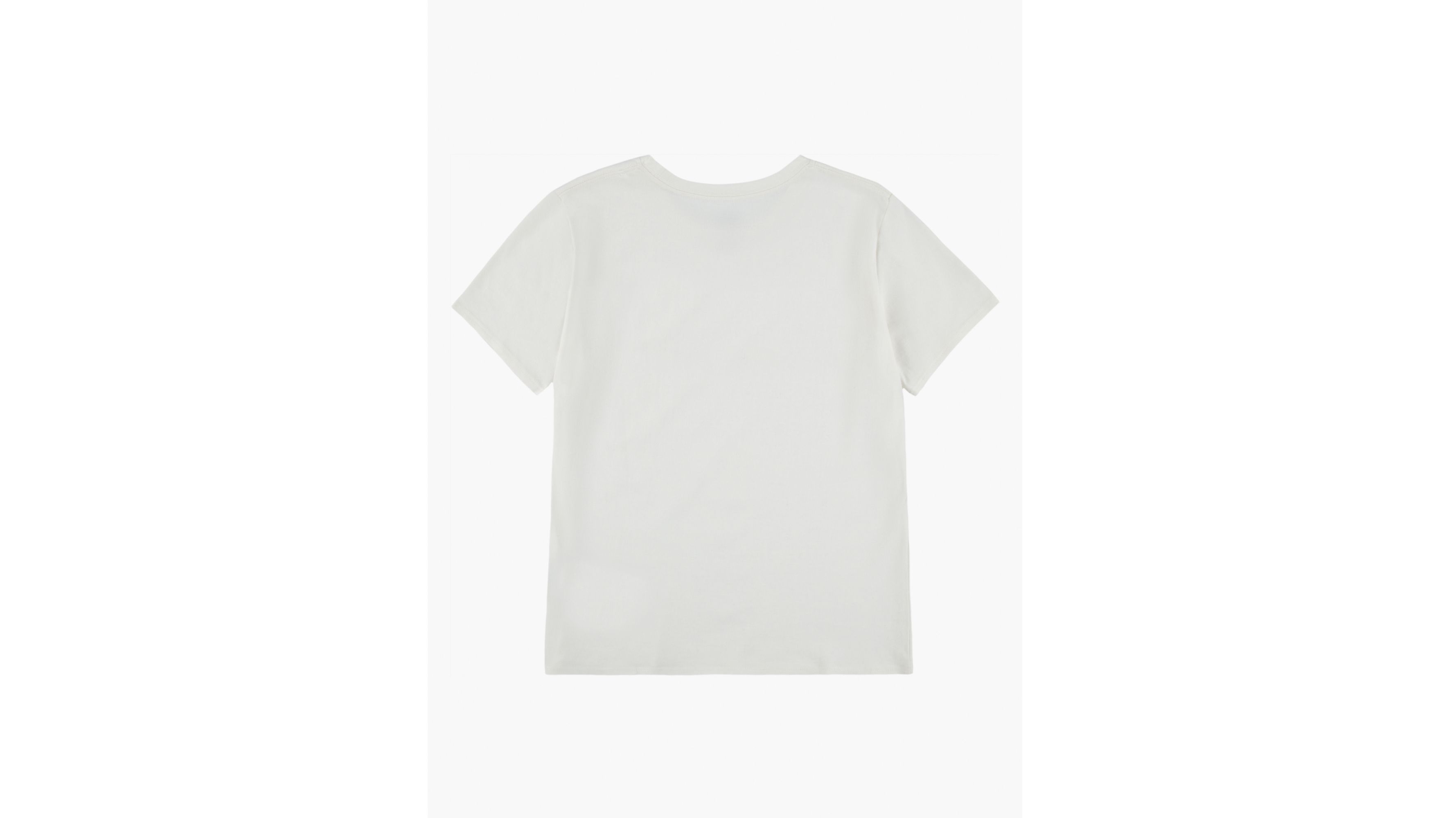 Short Sleeve Daisy Logo Tee Big Girls S-xl - White | Levi's® US