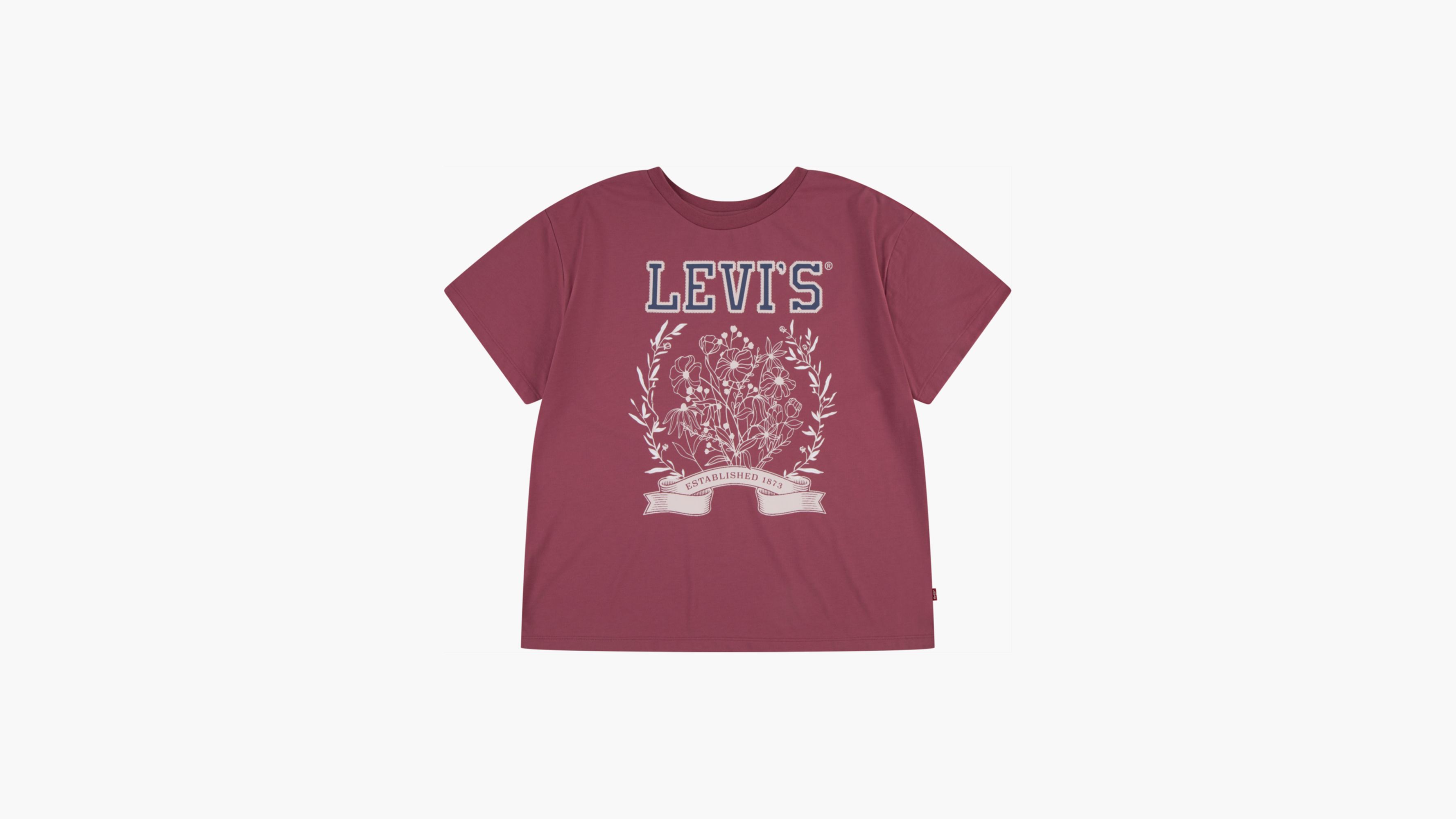 Oversized Collegiate Tee Big Girls 7-16 - Red | Levi's® US