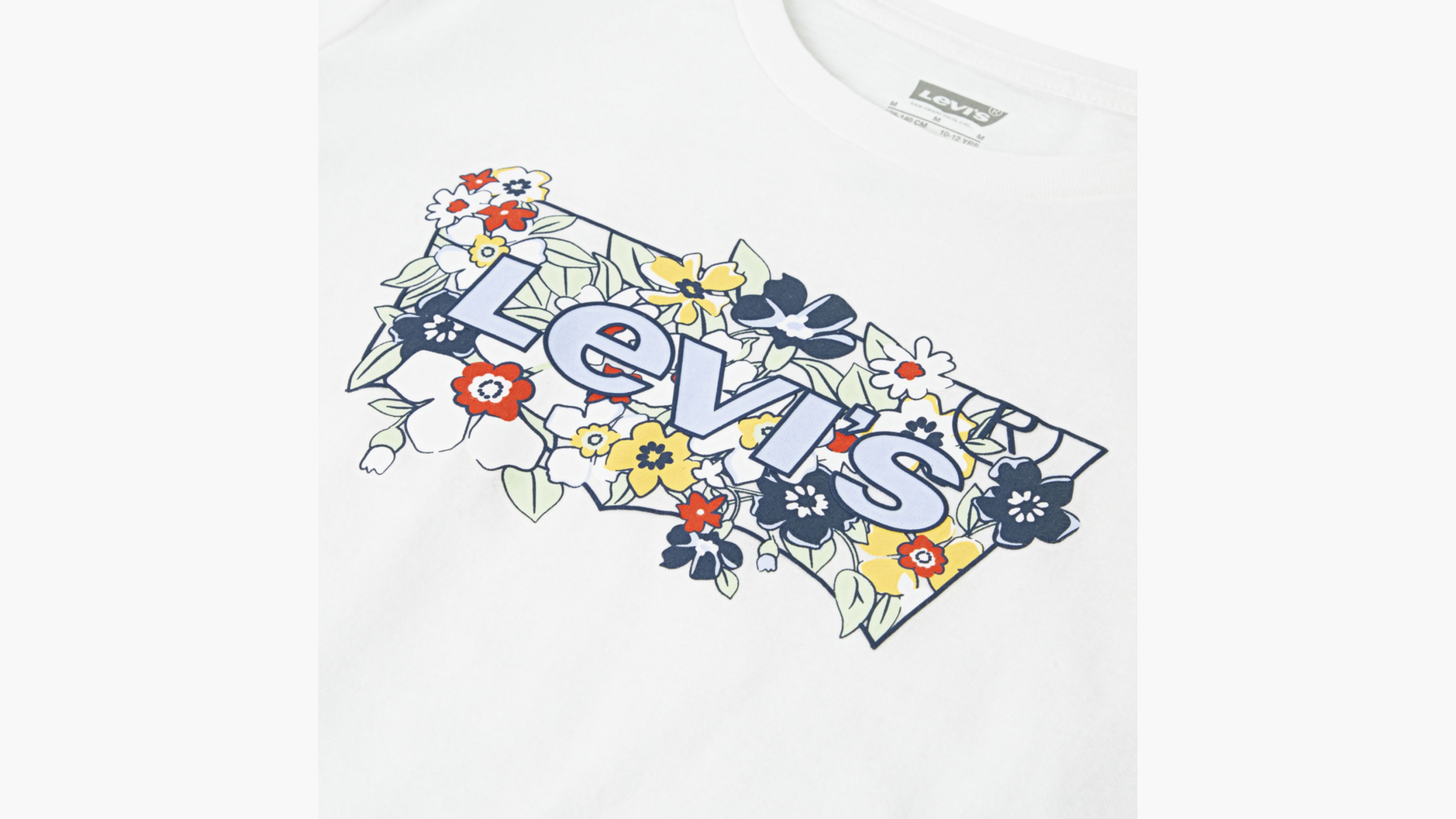 Batwing Tee Big Girls S-xl - White | Levi's® US