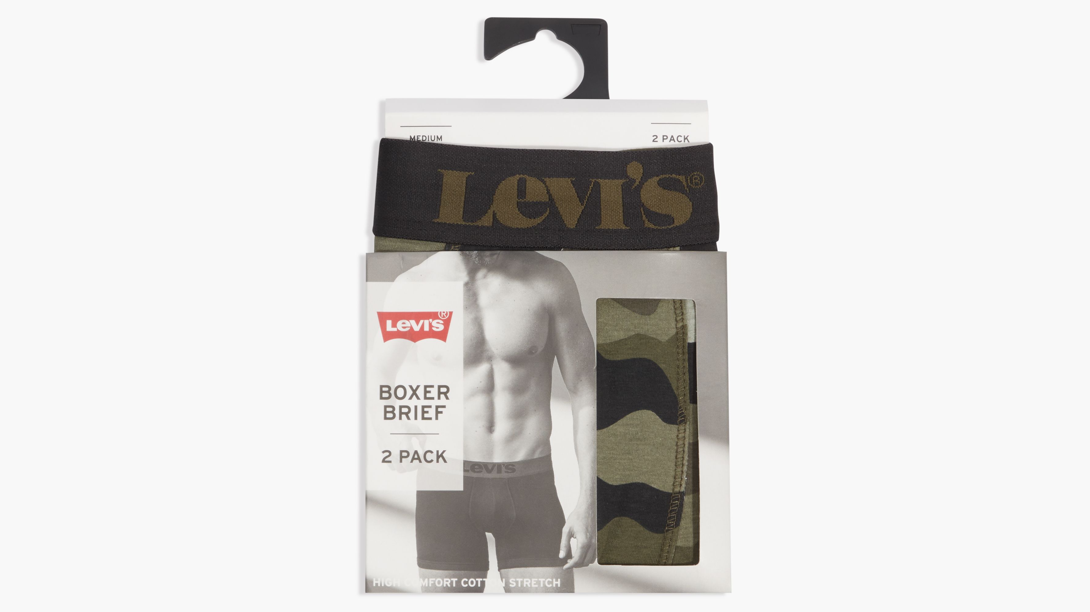 Calm Camo Boxer Briefs (2 Pack) - Brown | Levi's® US