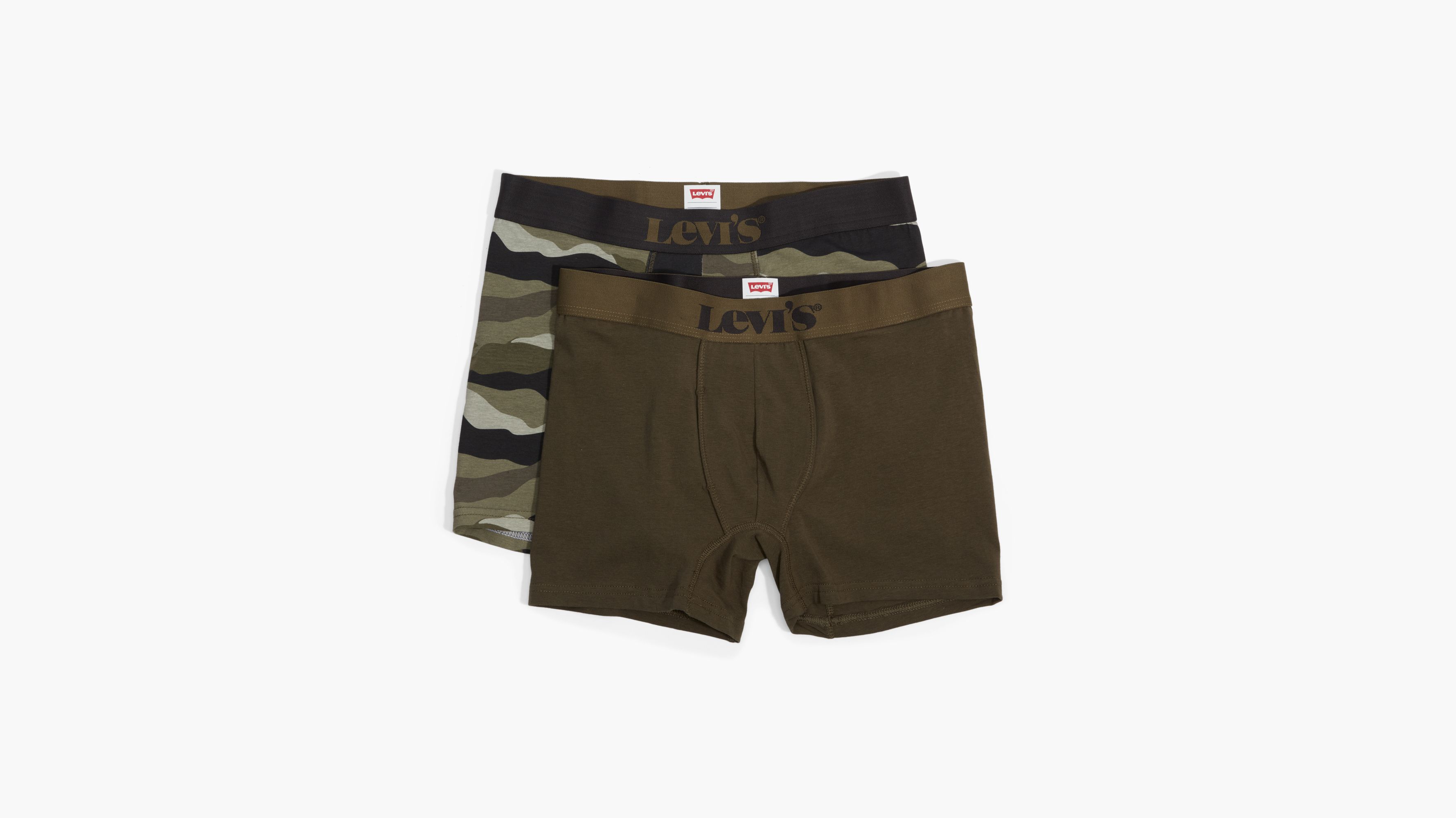 Calm Camo Boxer Briefs (2 Pack) - Brown | Levi's® US