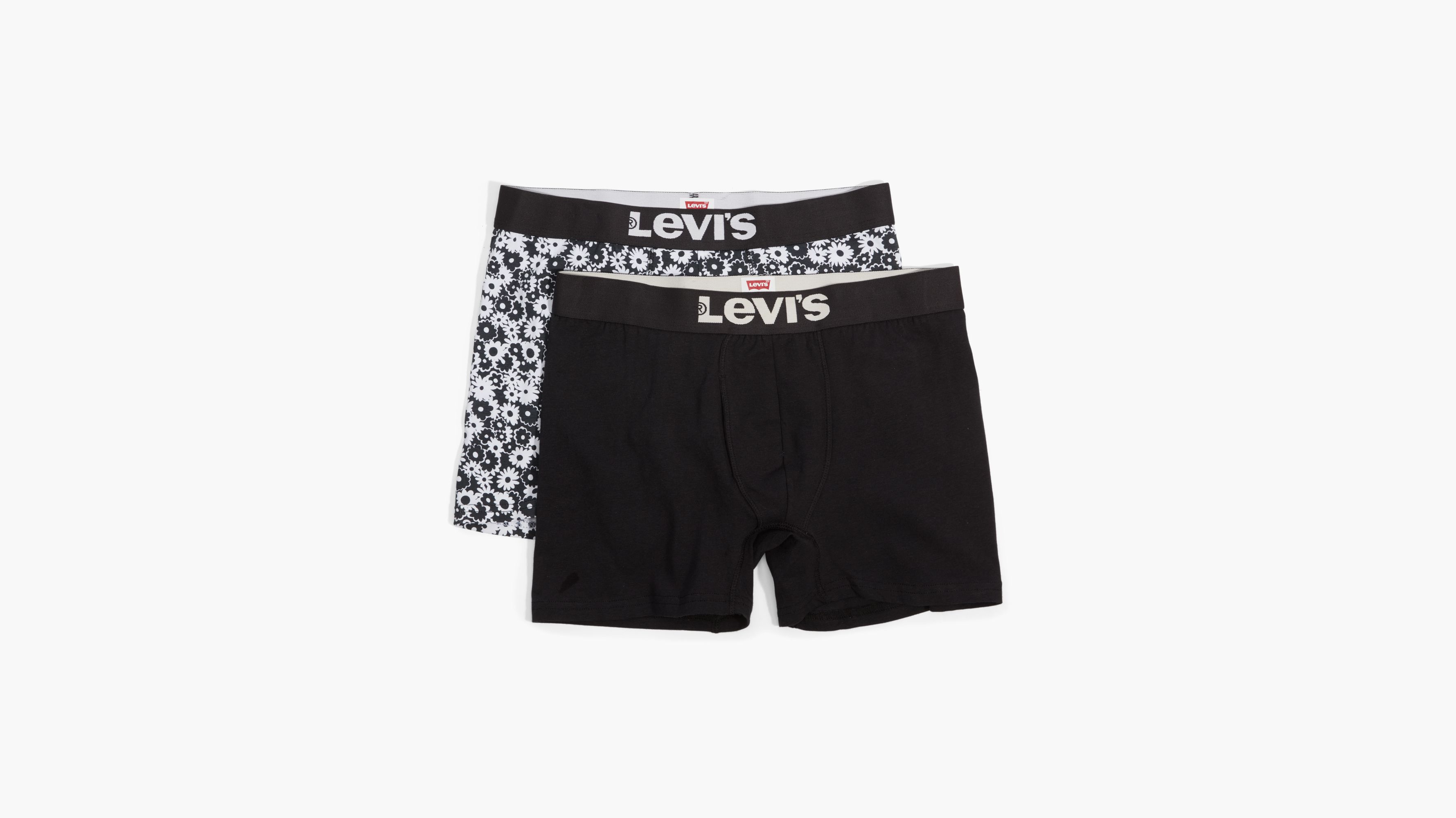 Naive Daisy Flower Boxer Briefs (2 Pack) - Black | Levi's® US