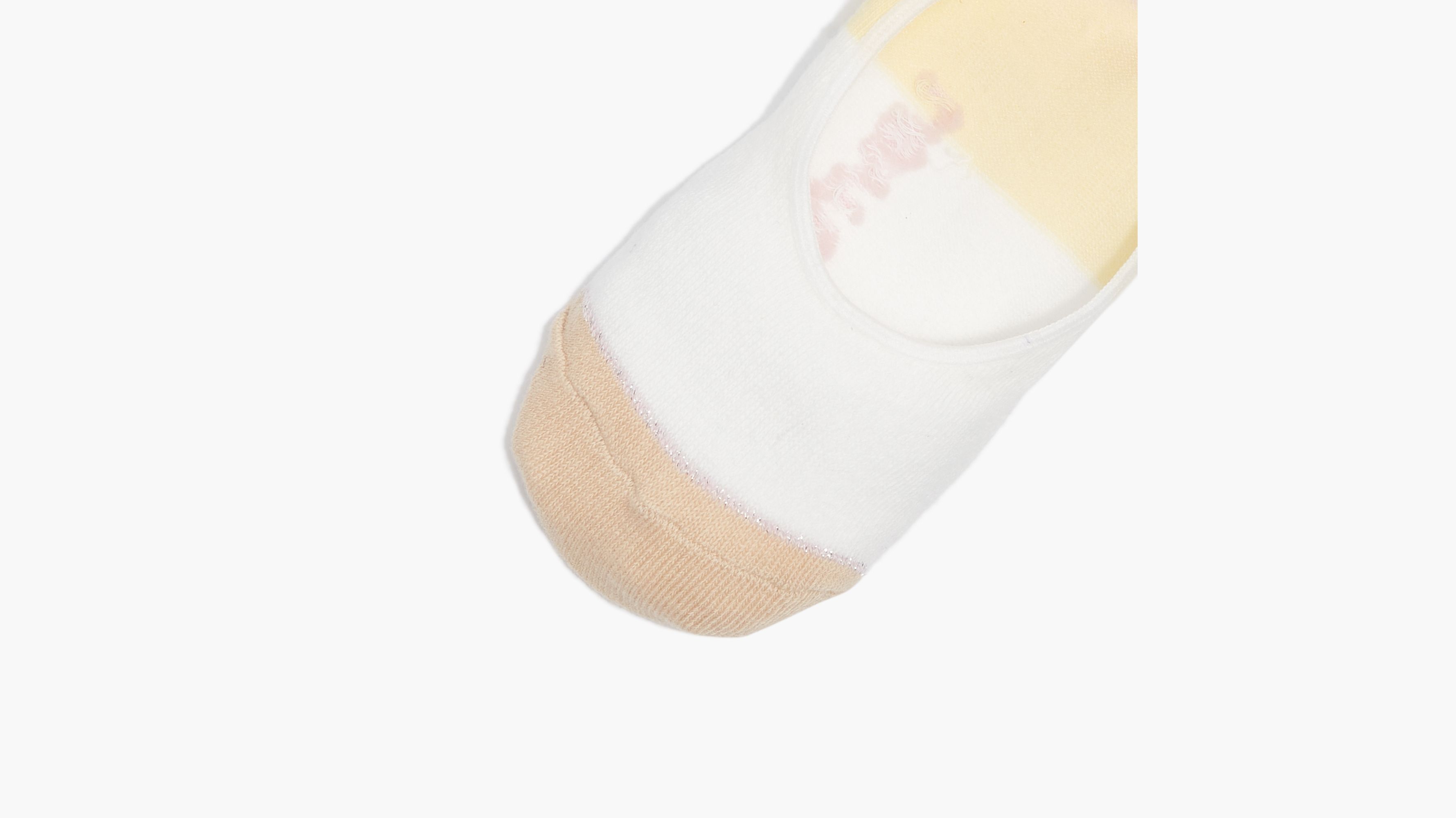 Colorblocked No Show Socks - White | Levi's® US