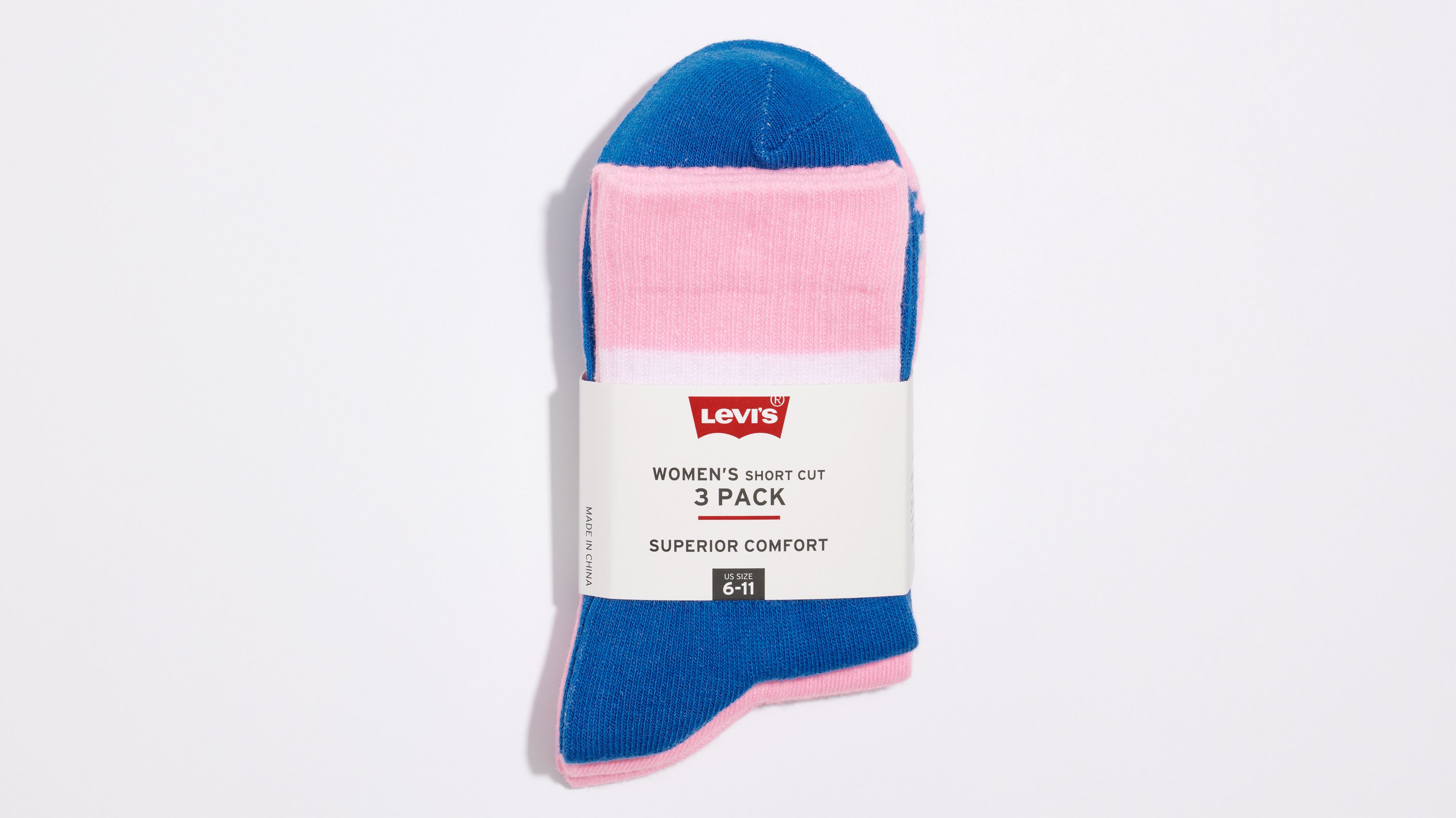 Sporty Stripe Short Cut Socks - Pink | Levi's® US