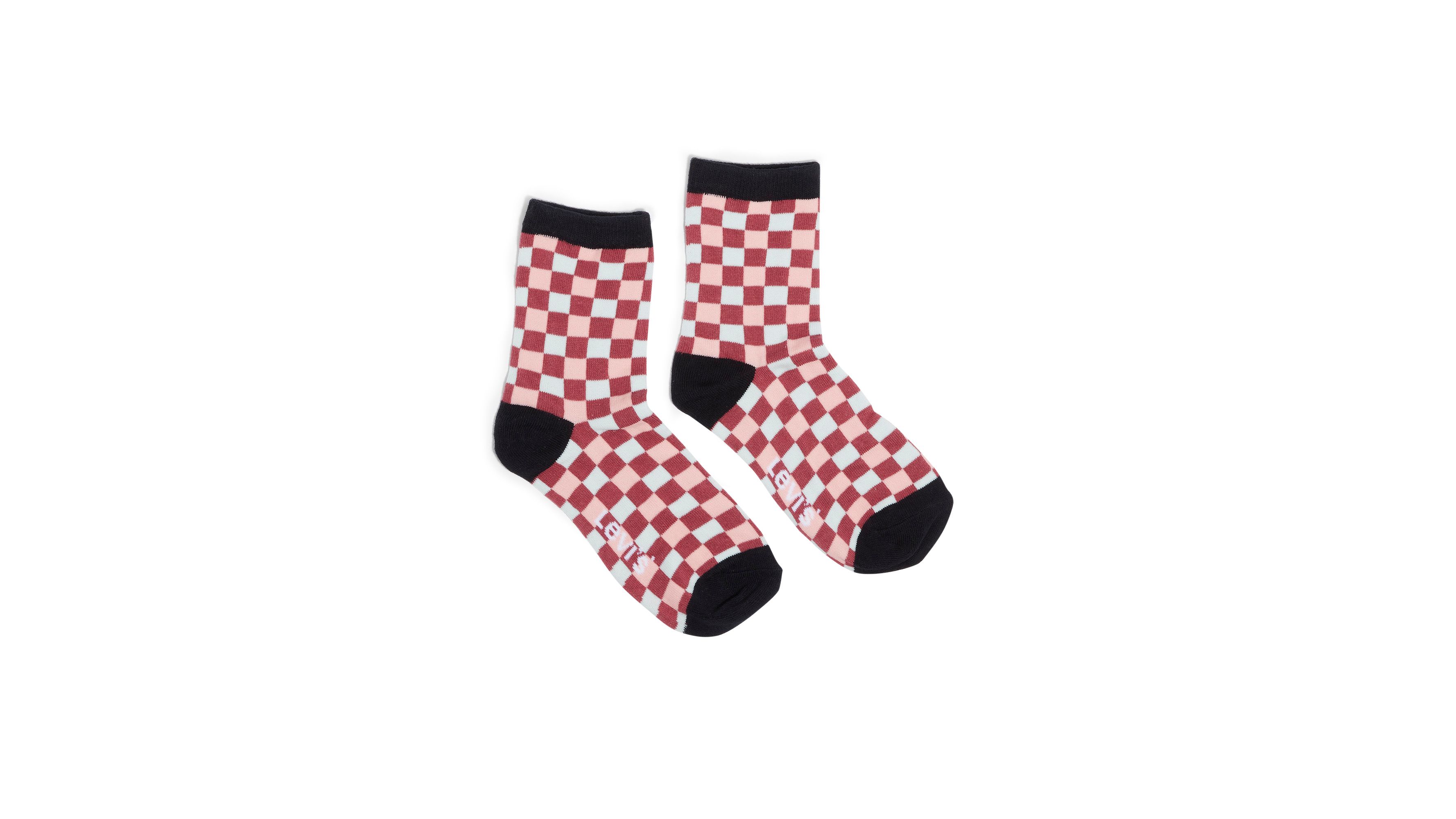 Checkerboard Short Cut Socks (3 Pack) - Multi-color | Levi's® US