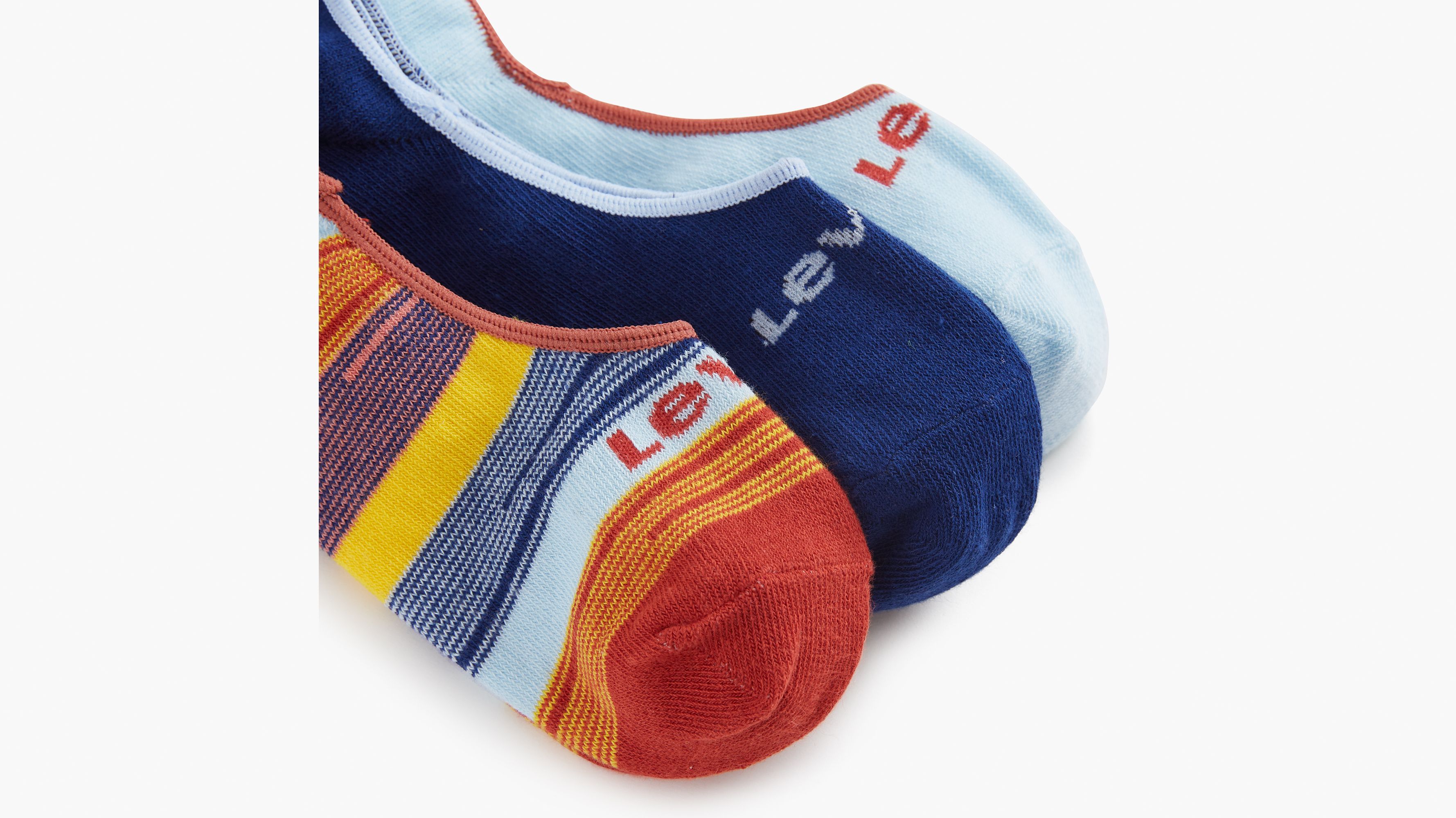 Space Dye Footie Socks (3 Pack) - Multi-color | Levi's® US