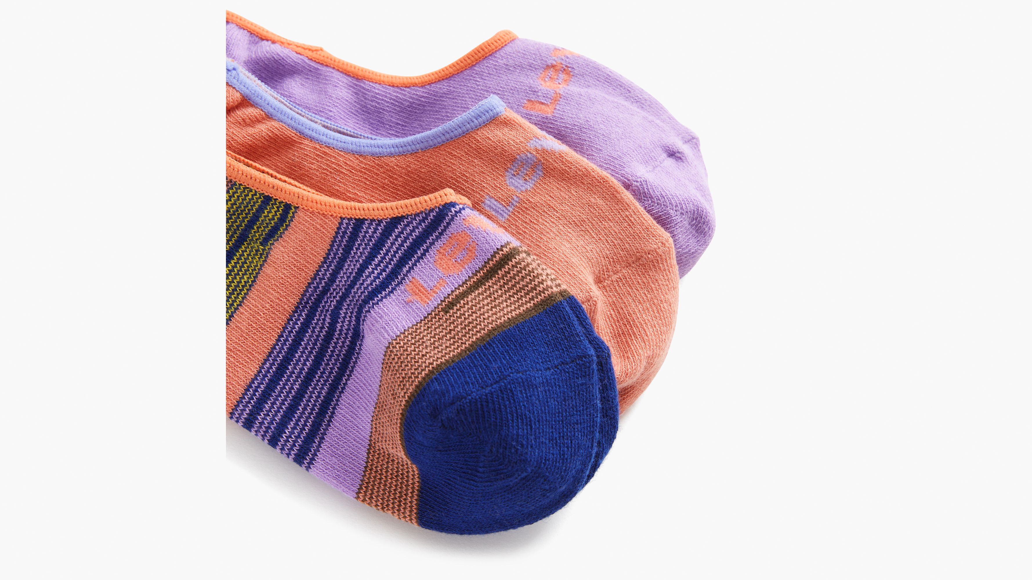 Space Dye Footie Socks (3 Pack) - Multi-color | Levi's® US