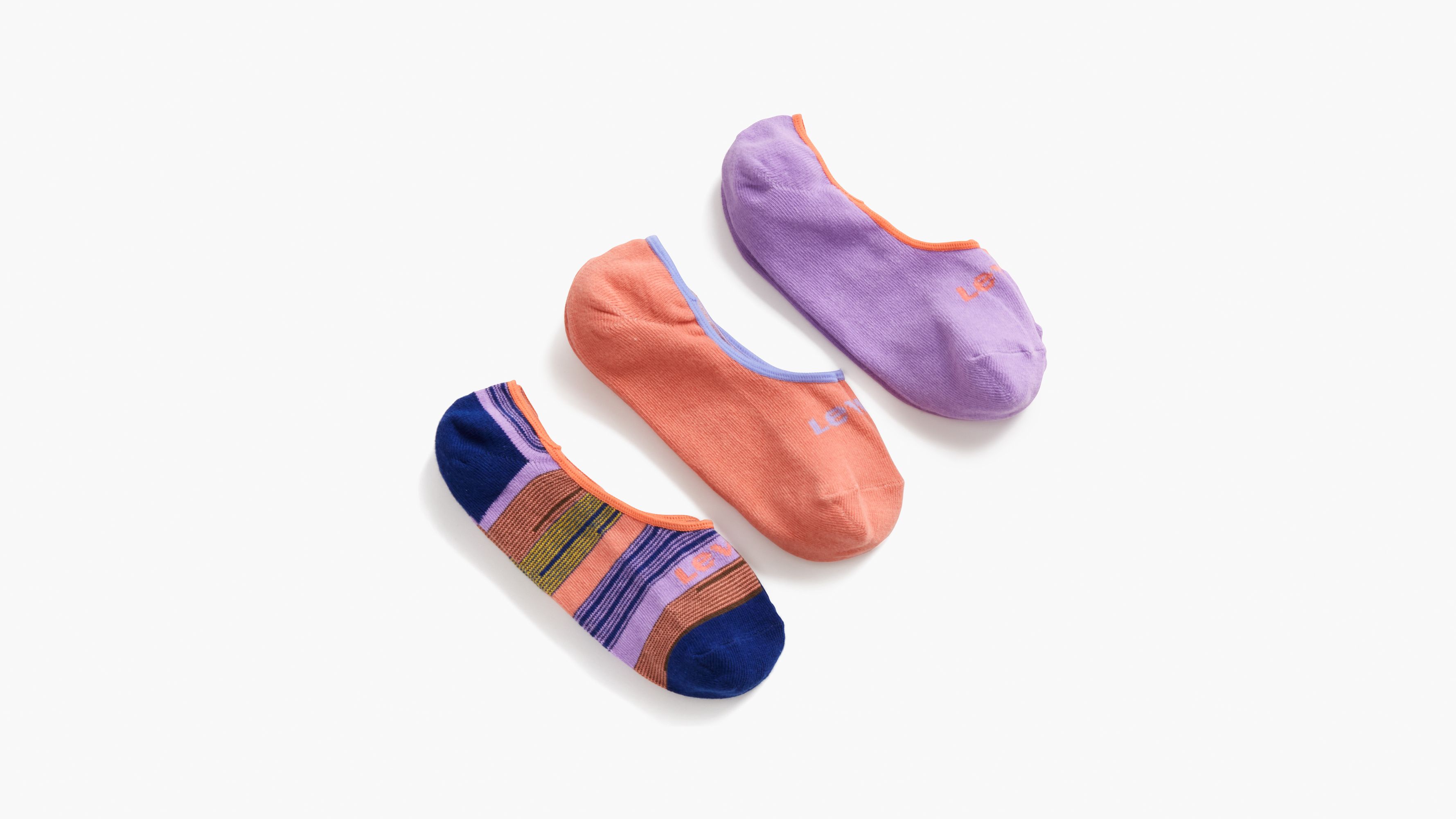 Space Dye Footie Socks (3 Pack) - Multi-color | Levi's® US