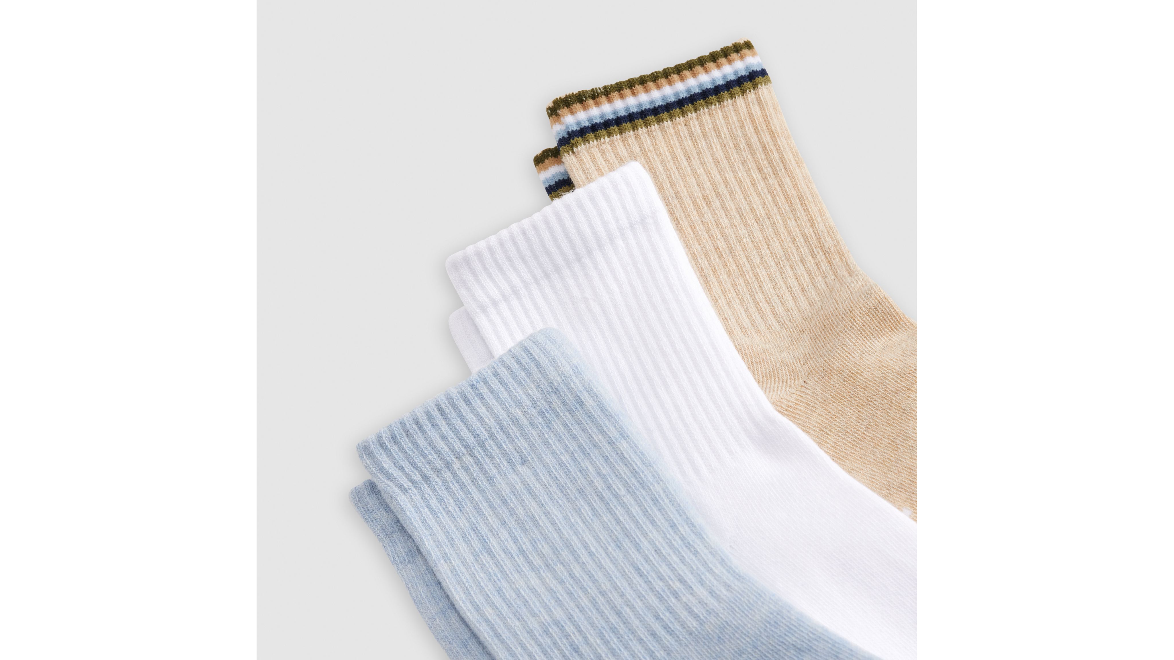 Arched Headline Logo Short Cut Socks - Multi-color | Levi's® US