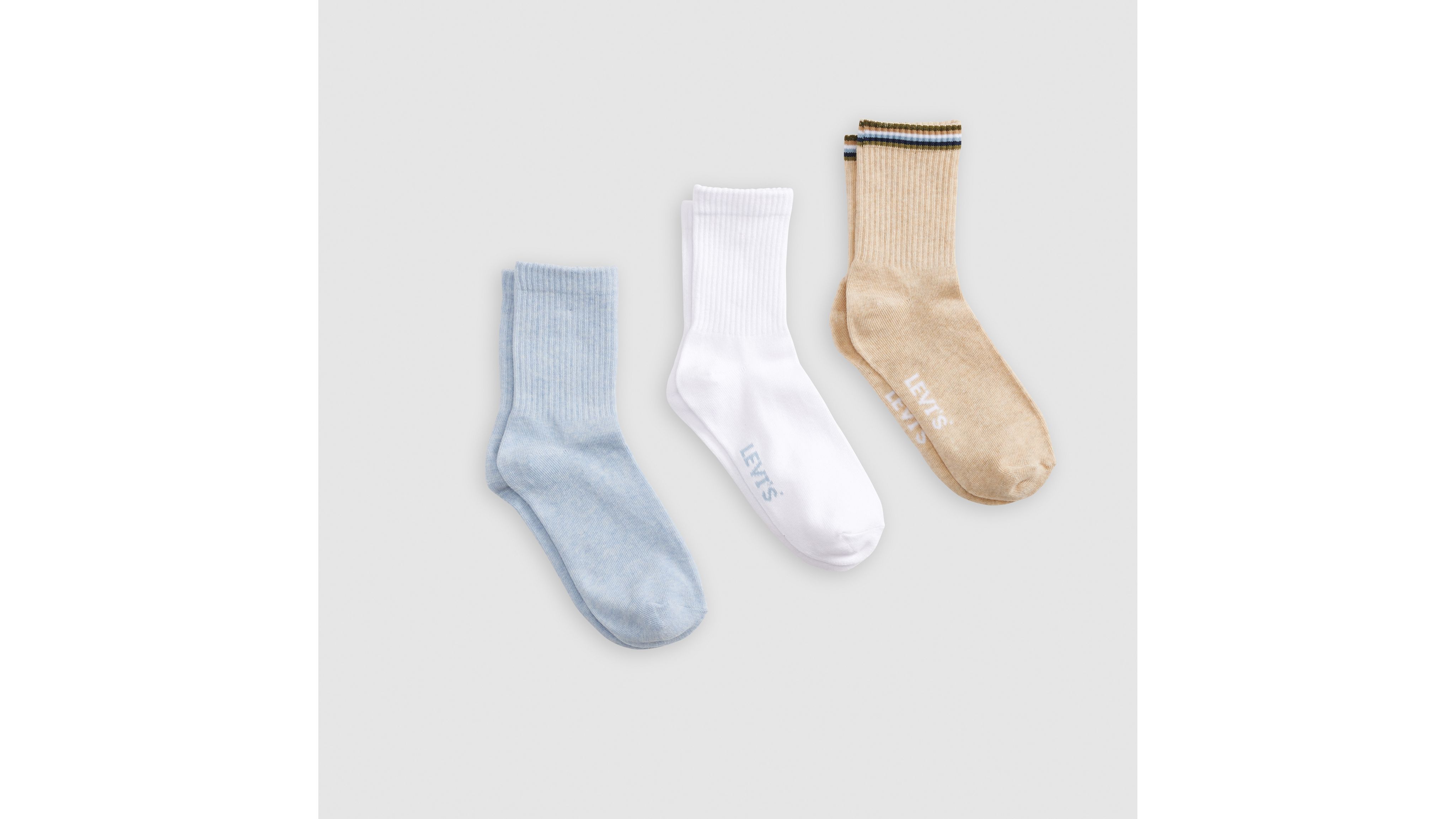 Arched Headline Logo Short Cut Socks - Multi-color | Levi's® US